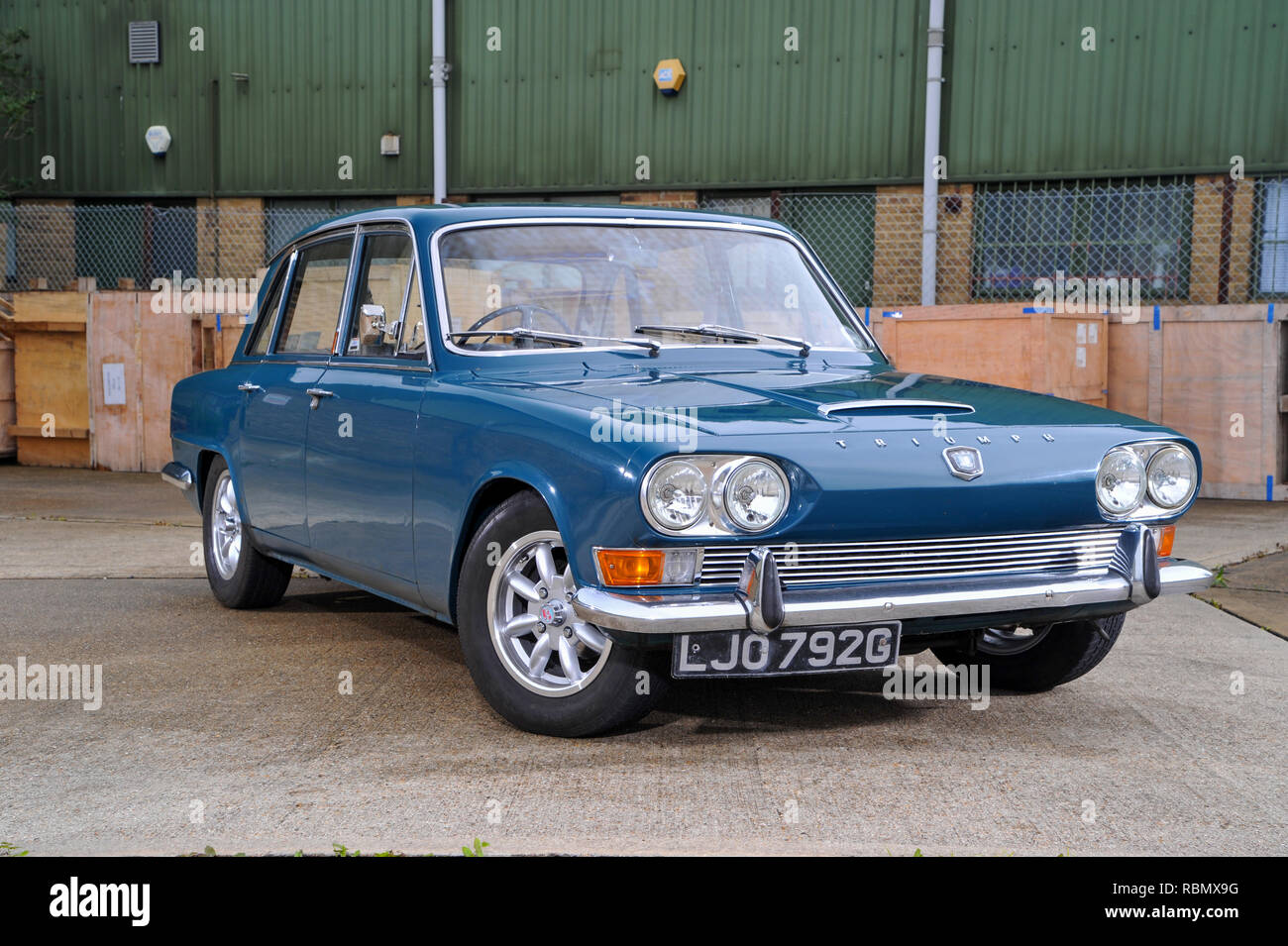 1969 Triumph 2000 classic British saloon car Stock Photo - Alamy