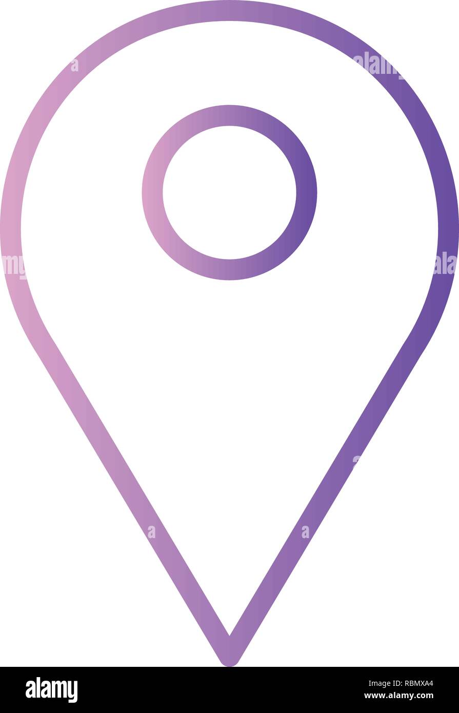 Location of vector vectors Stock Vector Images - Alamy