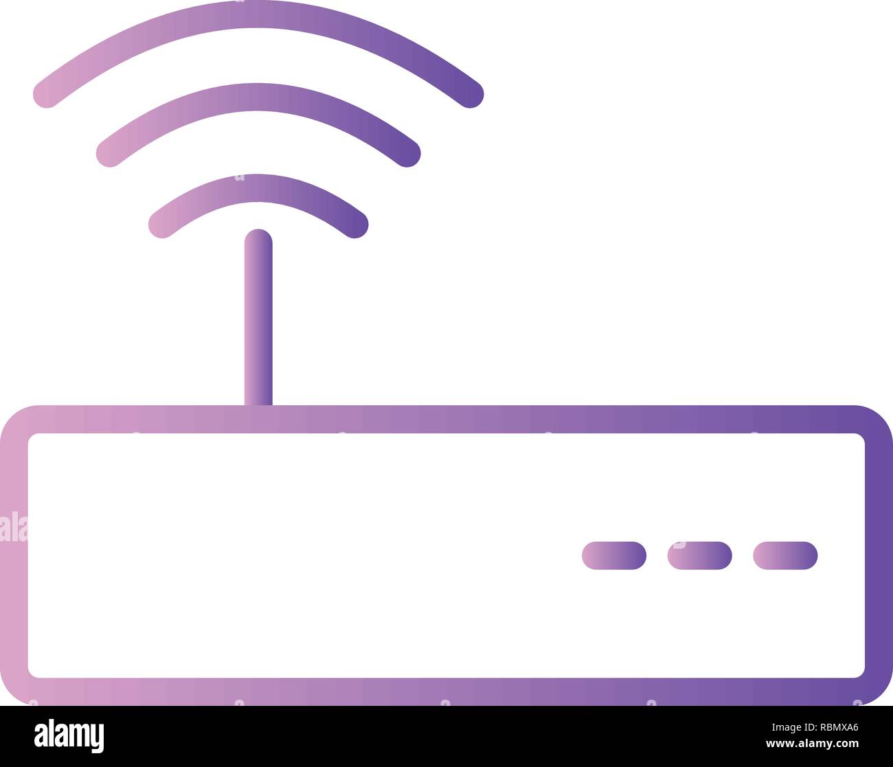 Vector WiFi Icon Stock Vector Image & Art - Alamy