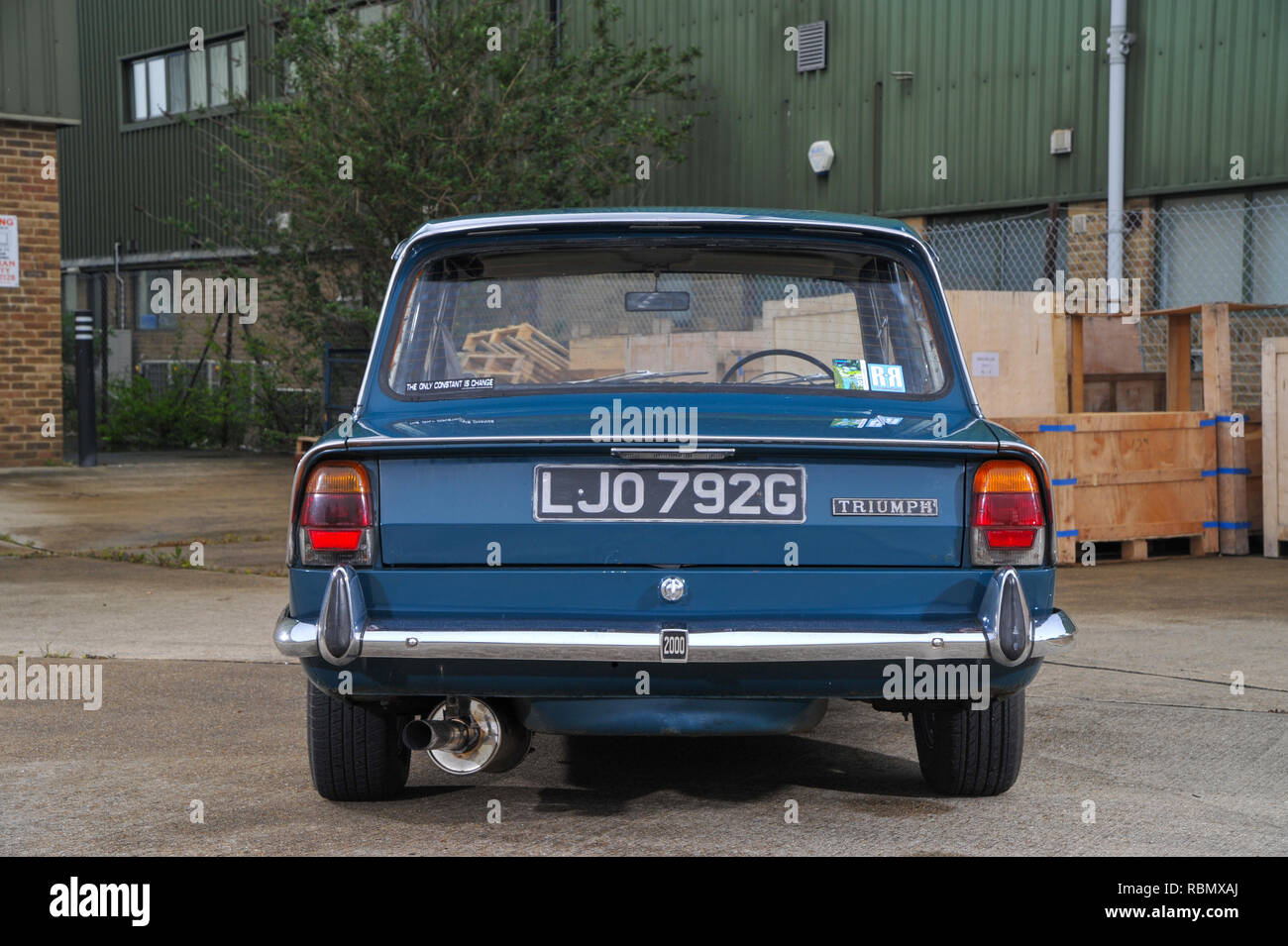 1969 Triumph 2000 classic British saloon car Stock Photo - Alamy