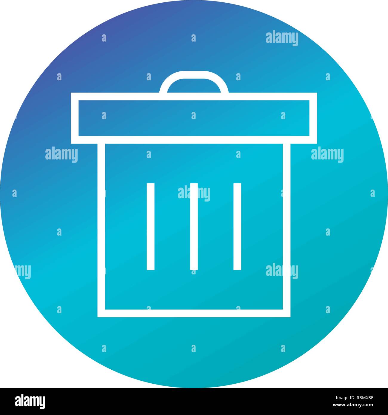 Vector Trash Icon Stock Vector Image & Art - Alamy