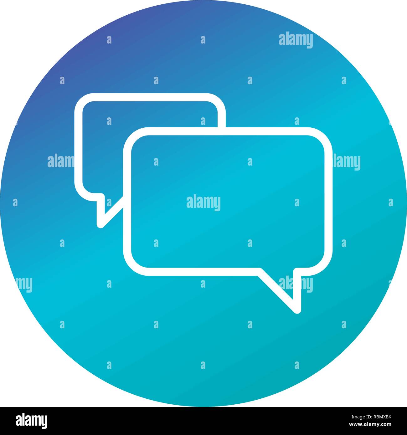 Vector Chat Icon Stock Vector Image & Art - Alamy