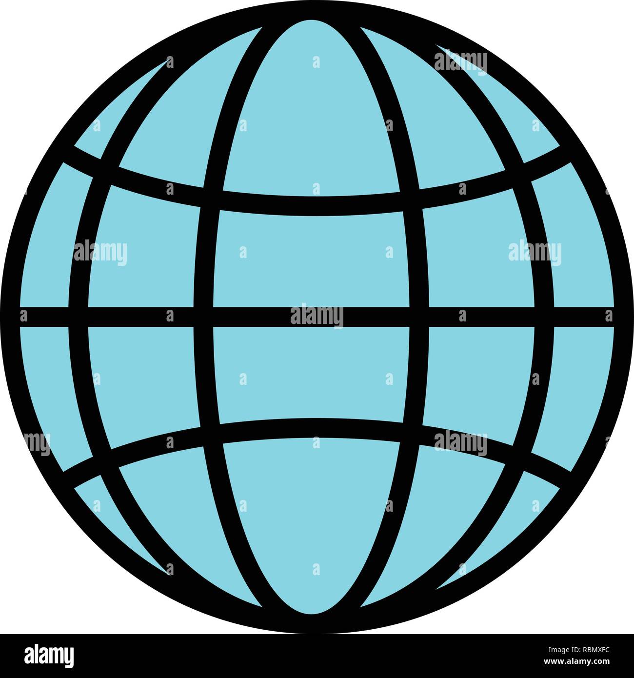 Vector Globe Icon Stock Vector Image & Art - Alamy