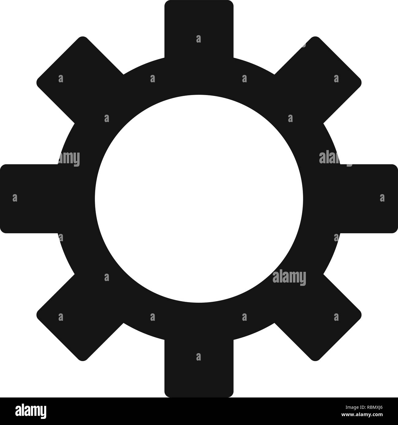 Vector Settings Icon Stock Vector Image & Art - Alamy