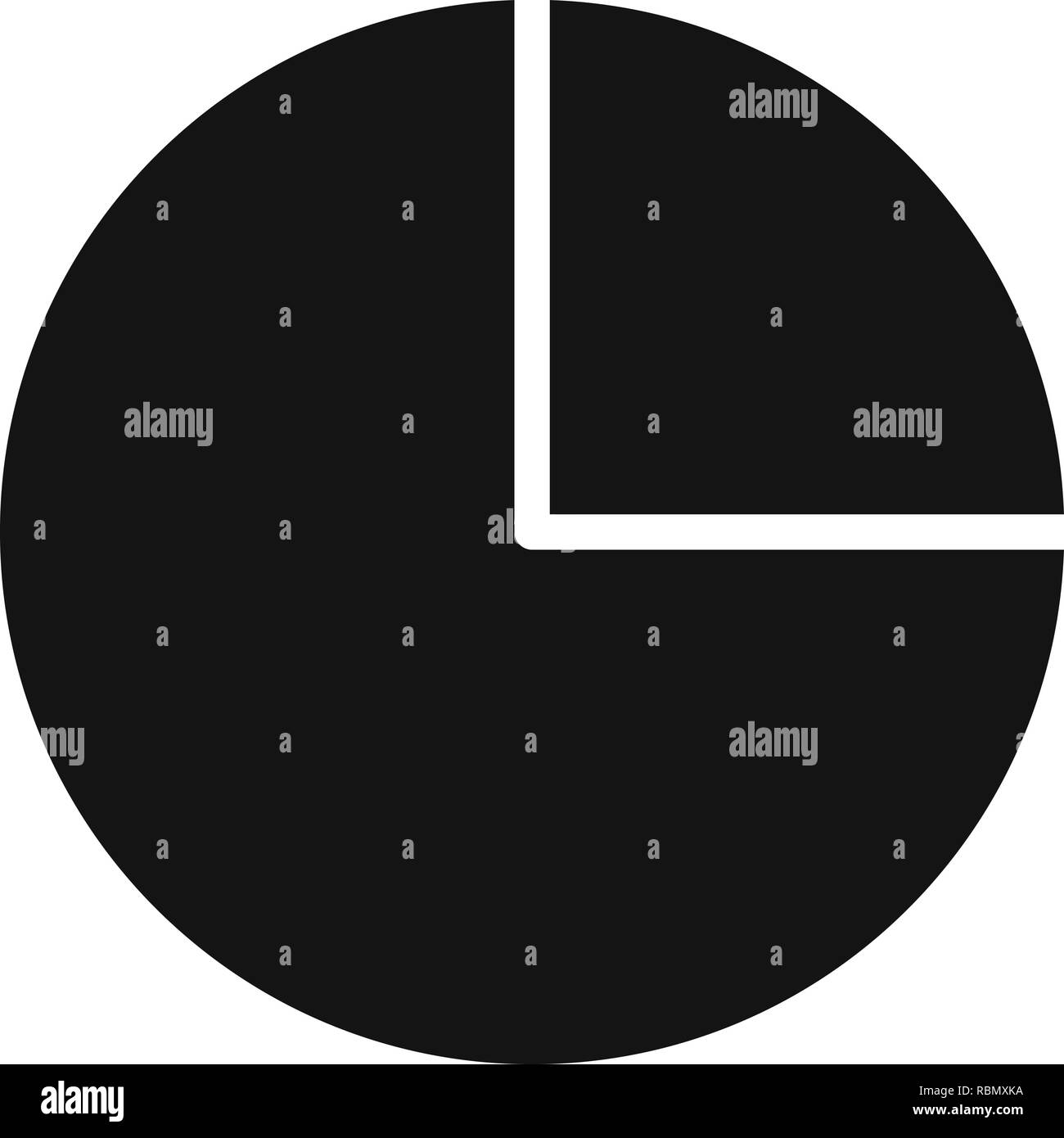 Pie Chart Black and White Stock Photos & Images - Alamy