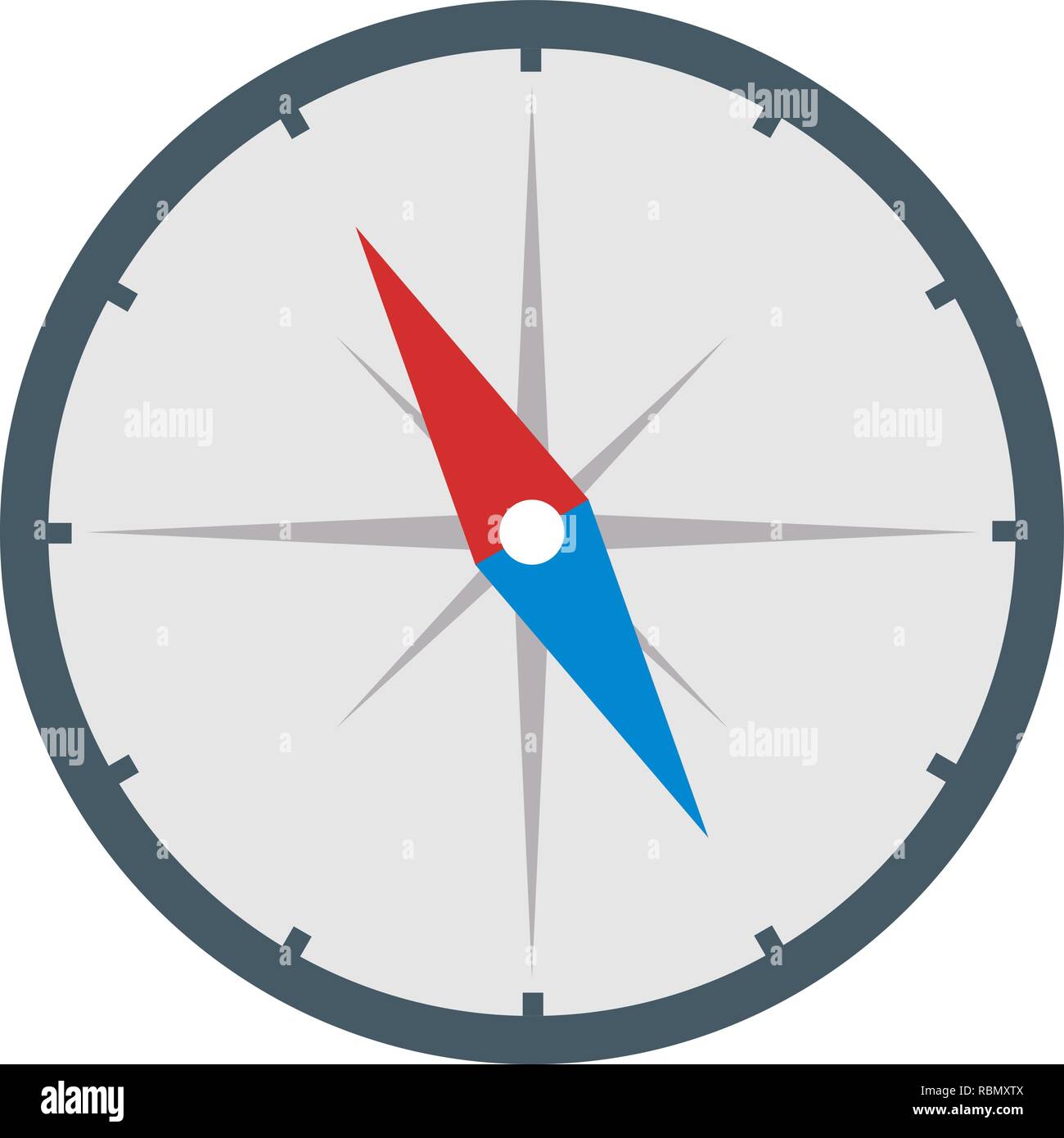 Vector Compass Icon Stock Vector Image & Art - Alamy