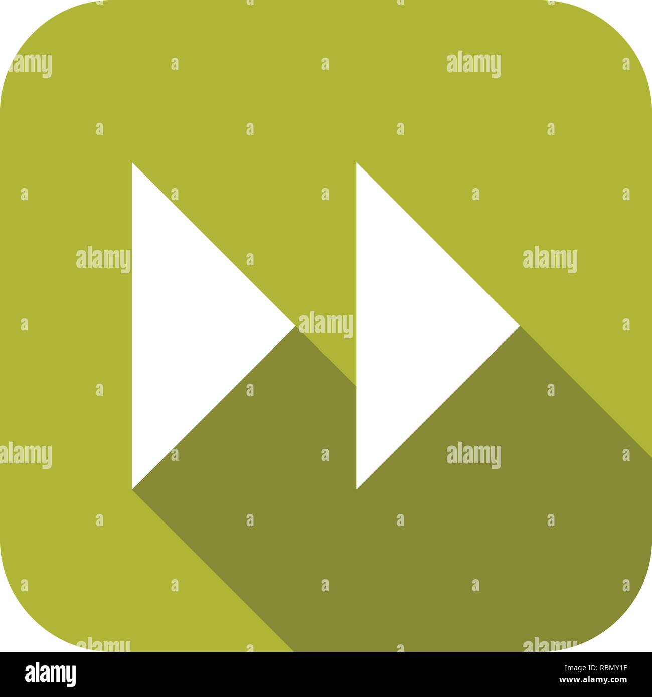 Vector Forward Arrows Icon Stock Vector Image & Art - Alamy