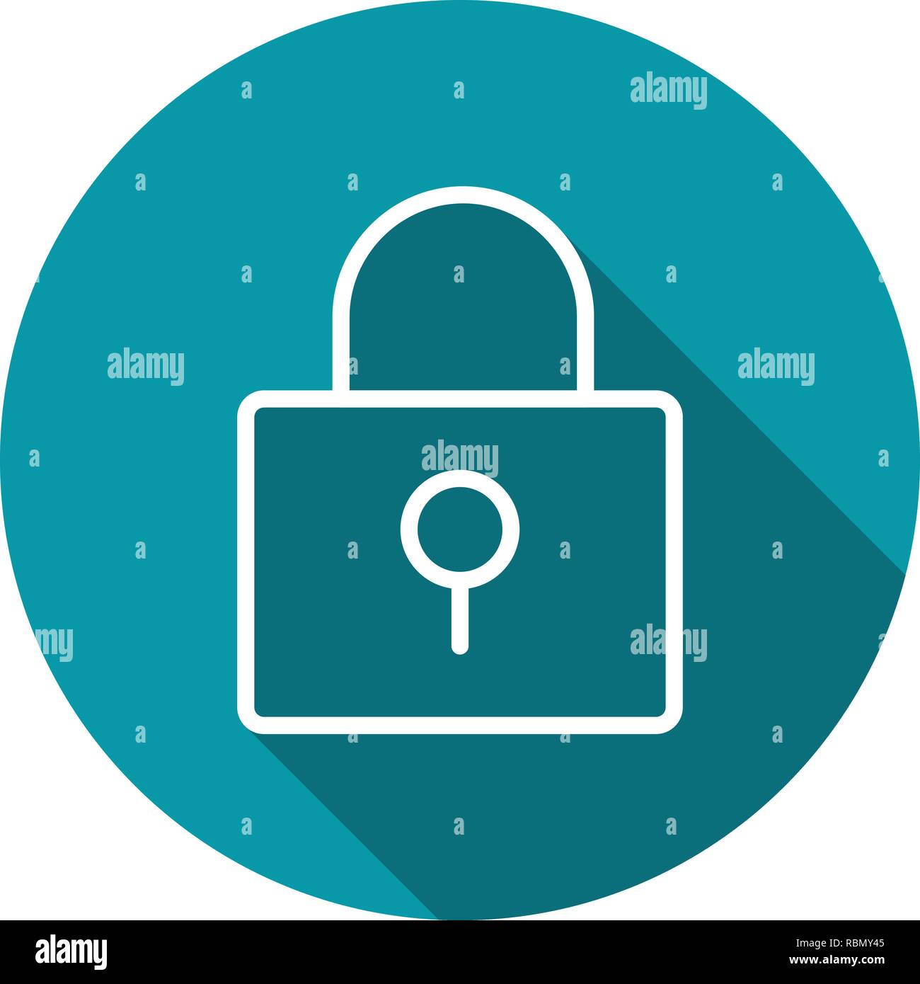 Vector Lock Icon Stock Vector Image & Art - Alamy