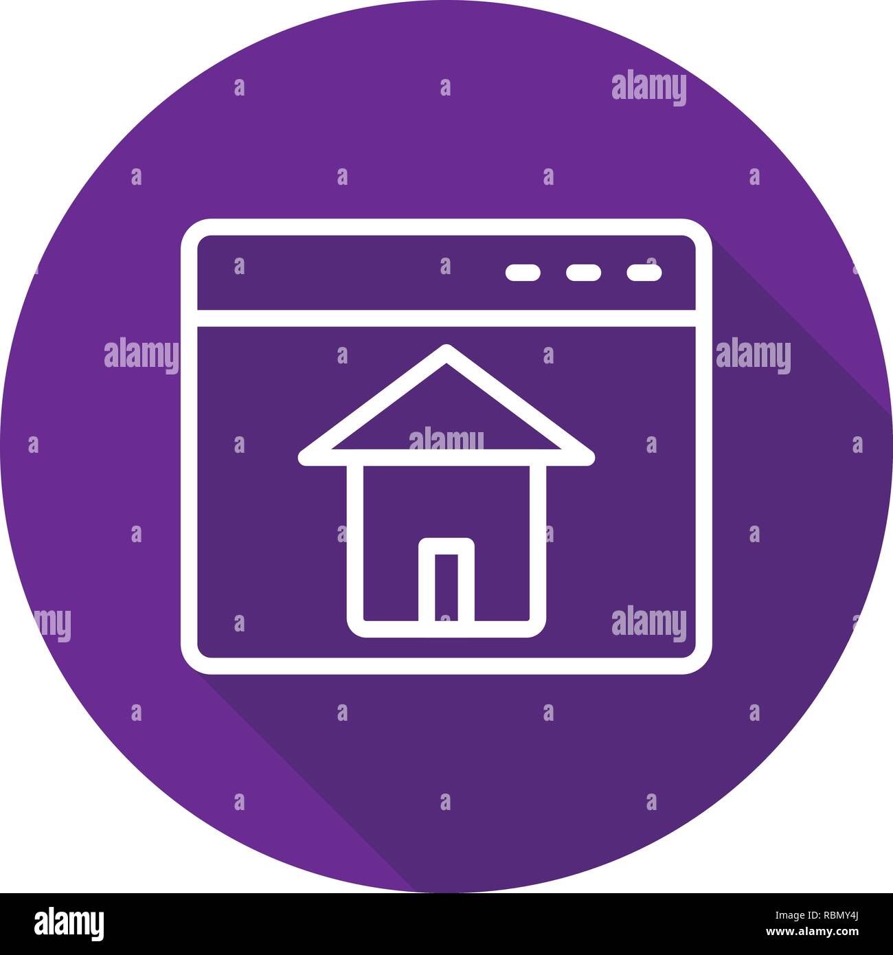 Vector Homepage Icon Stock Vector Image & Art - Alamy