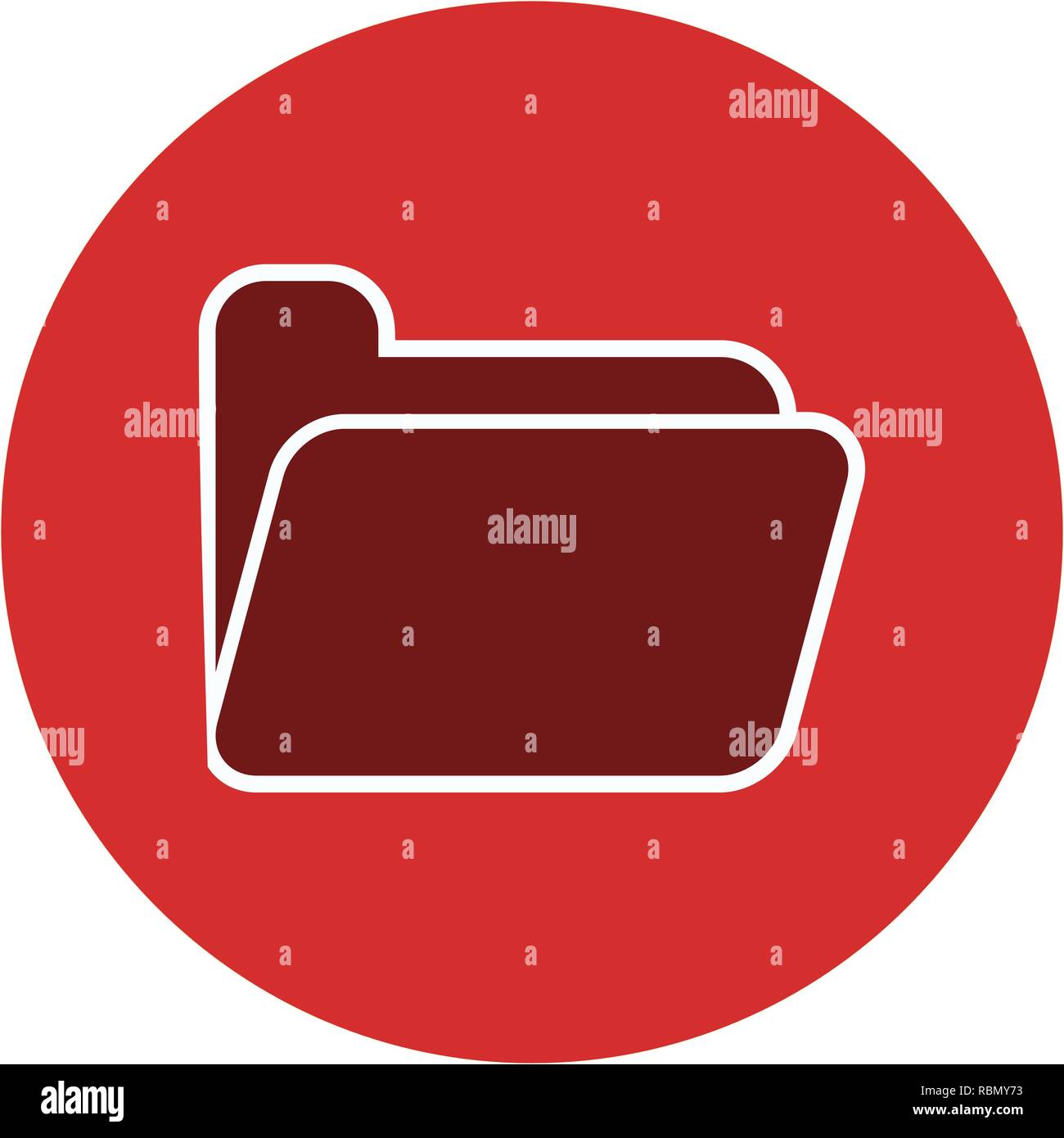 Vector Folder Icon Stock Vector Image & Art - Alamy