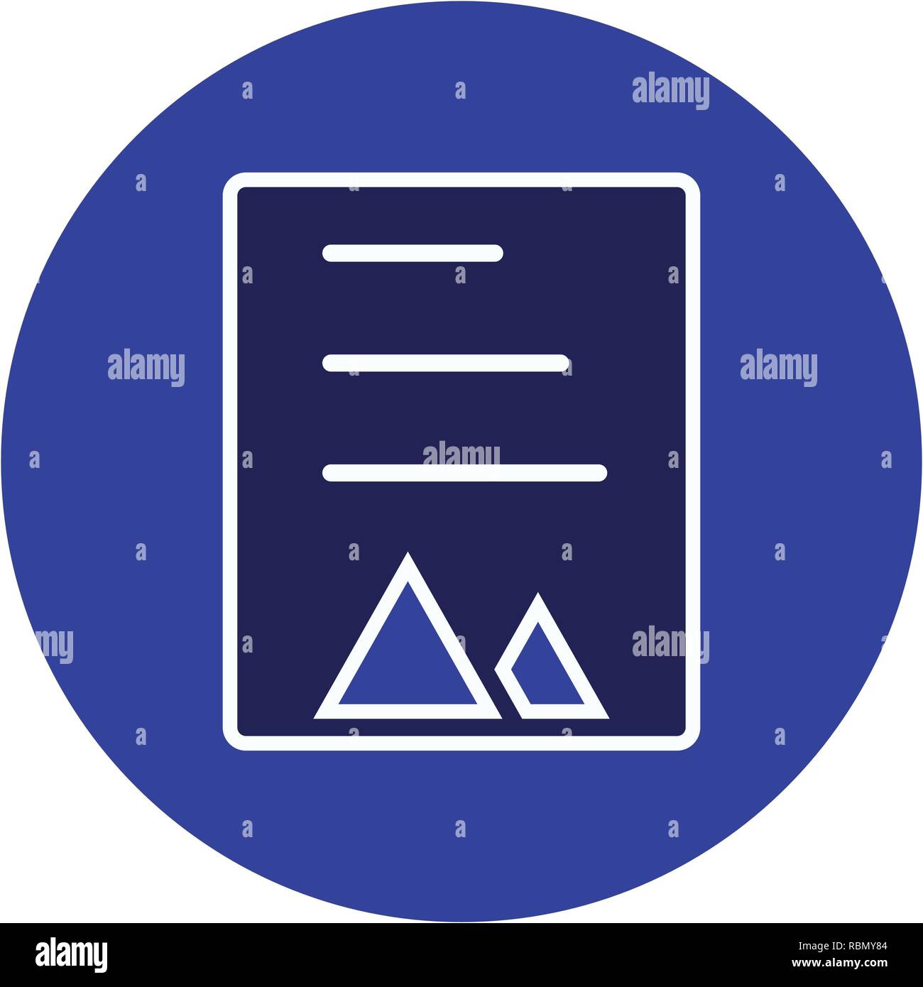 Vector Document Icon Stock Vector Image & Art - Alamy