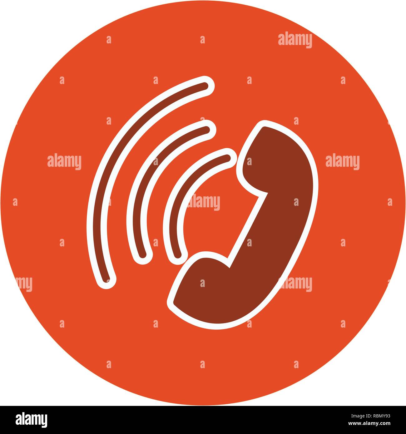 Vector Active Call Icon Stock Vector Image & Art - Alamy