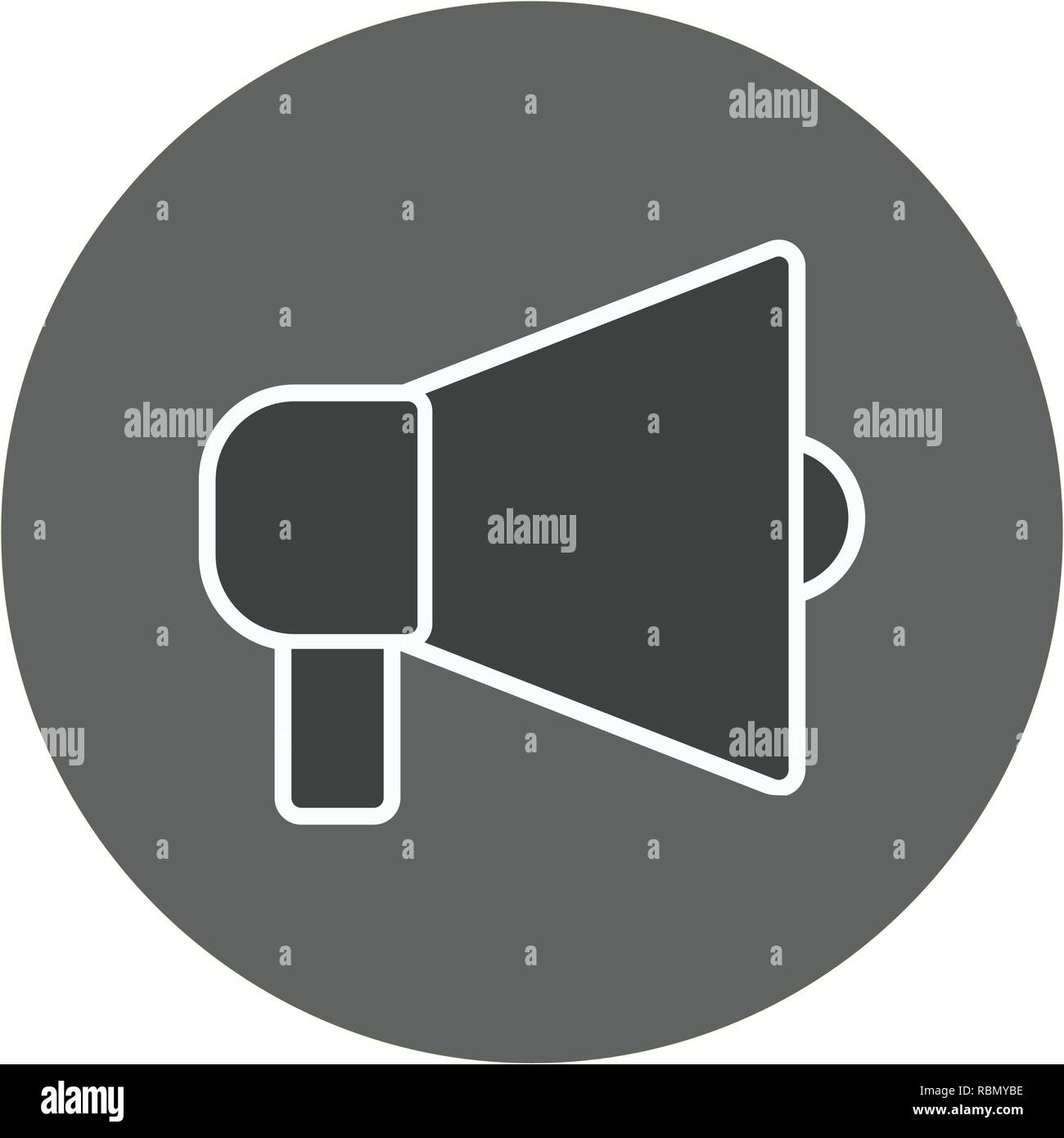 Vector Announcement Icon Stock Vector Image & Art - Alamy