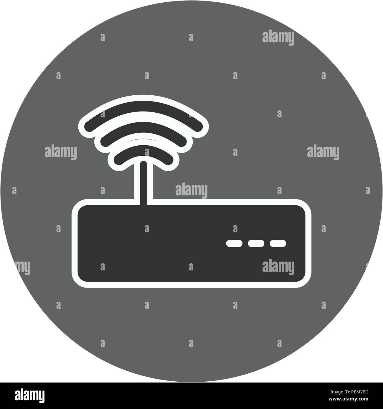 Vector WiFi Icon Stock Vector Image & Art - Alamy
