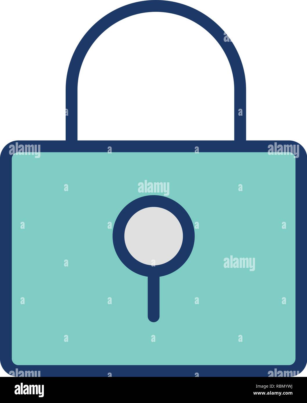 Vector Lock Icon Stock Vector Image & Art - Alamy