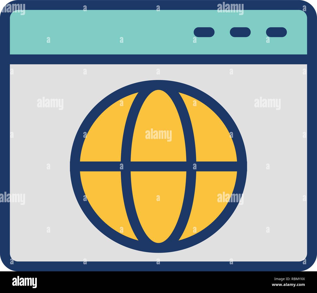 Vector Browser Icon Stock Vector Image & Art - Alamy