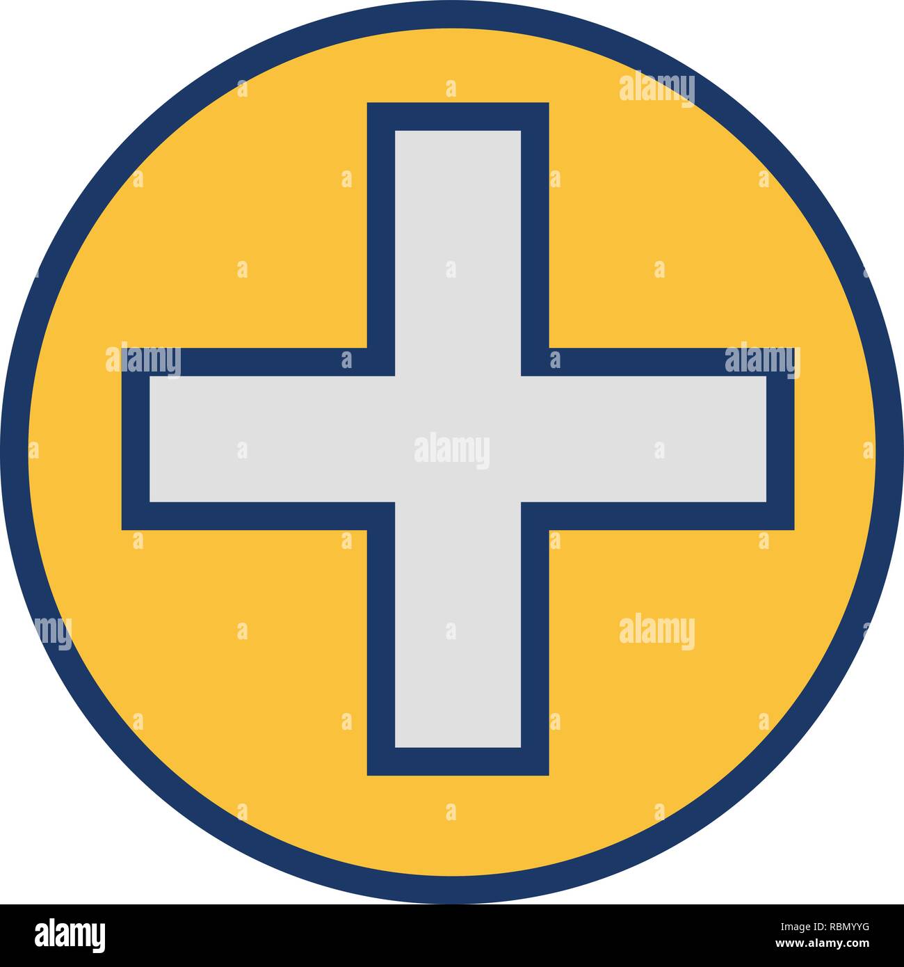 Vector Add Icon Stock Vector Image & Art - Alamy