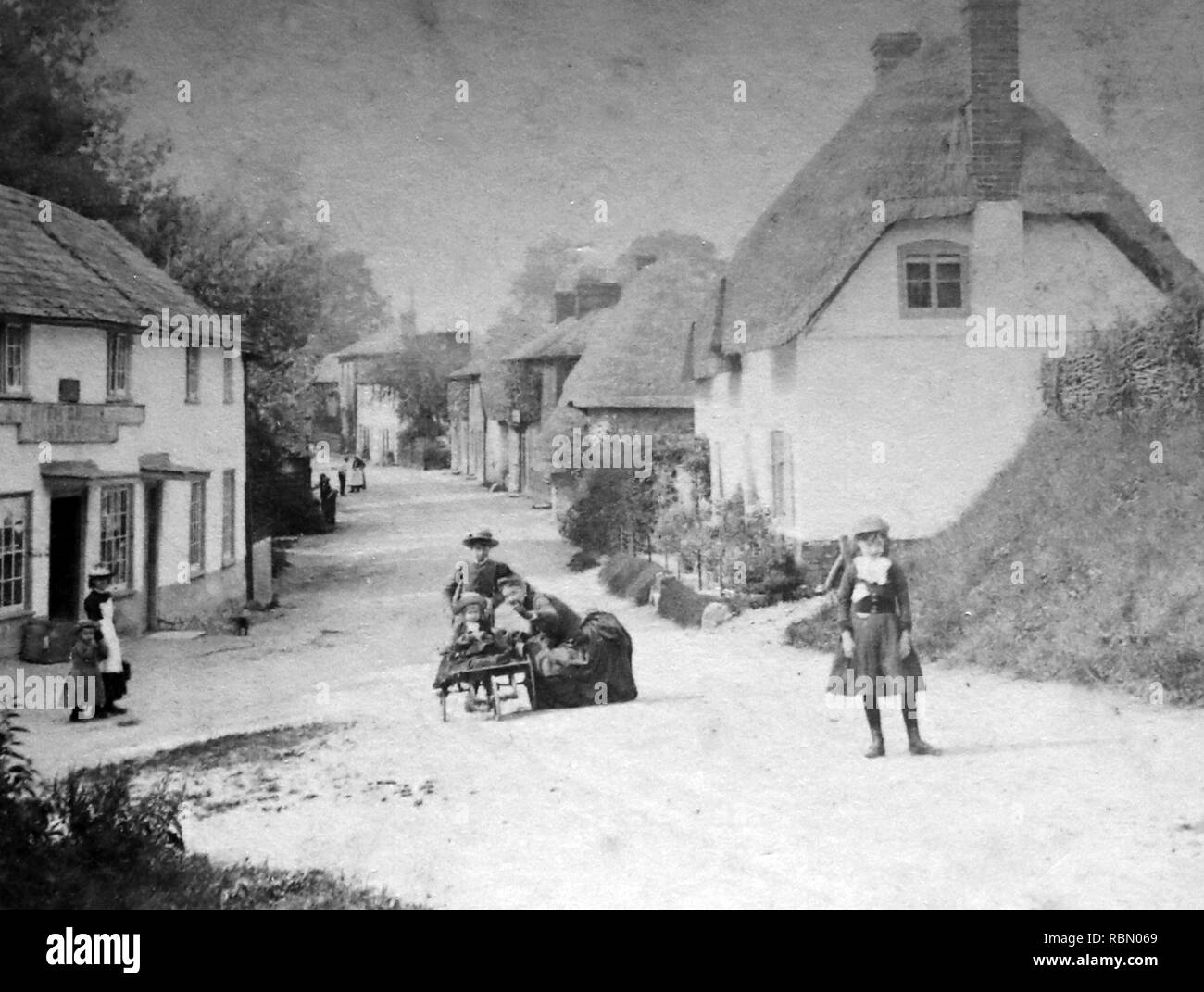 Victorian Village Black and White Stock Photos & Images - Alamy