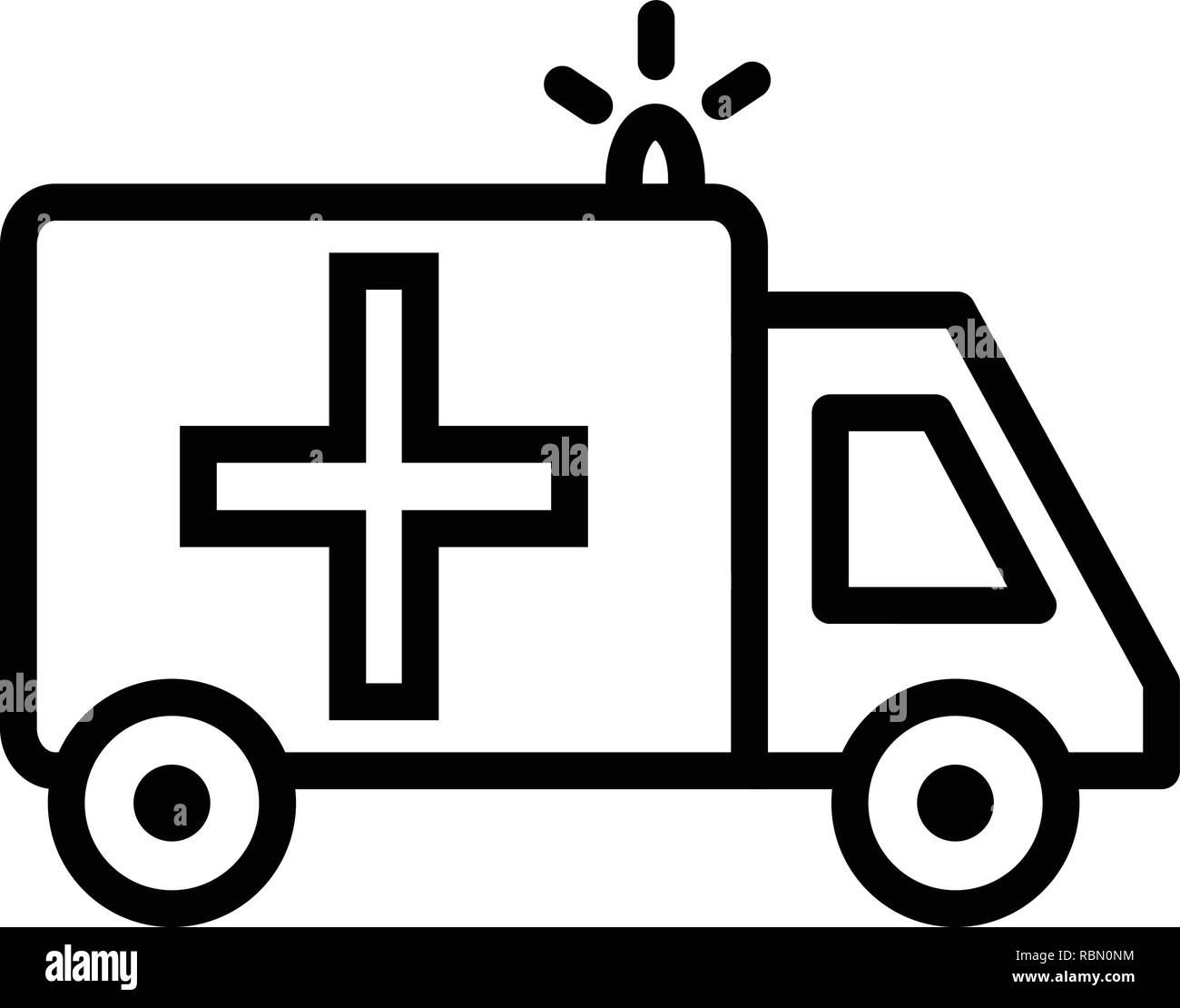Vector Ambulance Icon Stock Vector Image & Art - Alamy