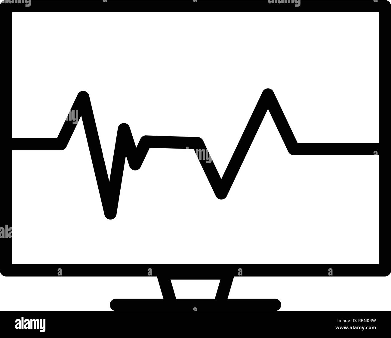 Vector Pulse Icon Stock Vector Image & Art - Alamy