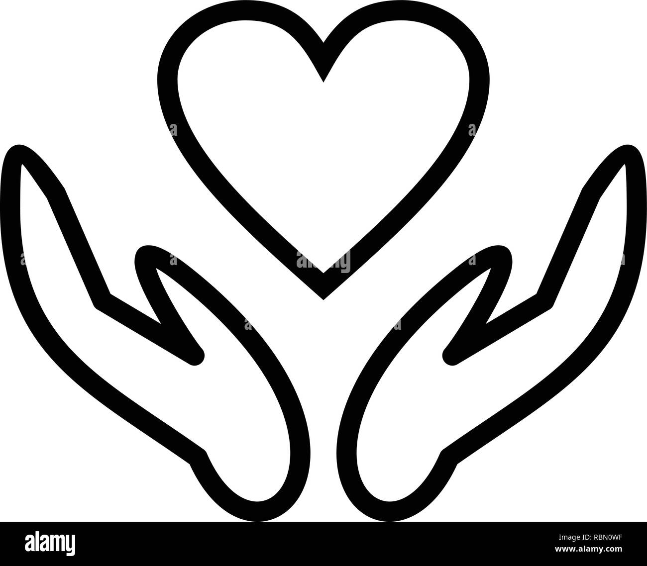 Heart 1 vector vectors Black and White Stock Photos & Images - Alamy