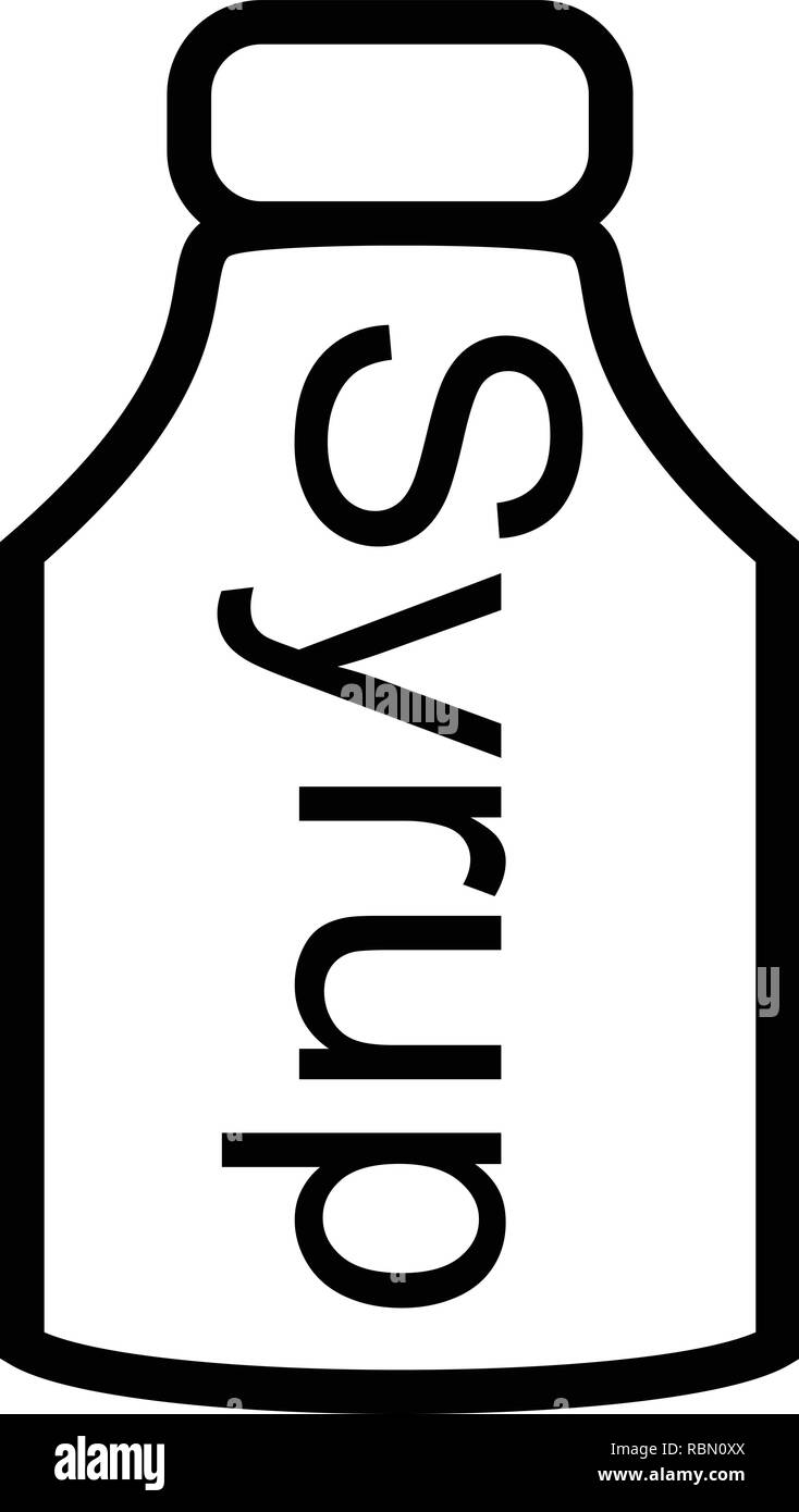 Vector Syrup Icon Stock Vector Image & Art - Alamy