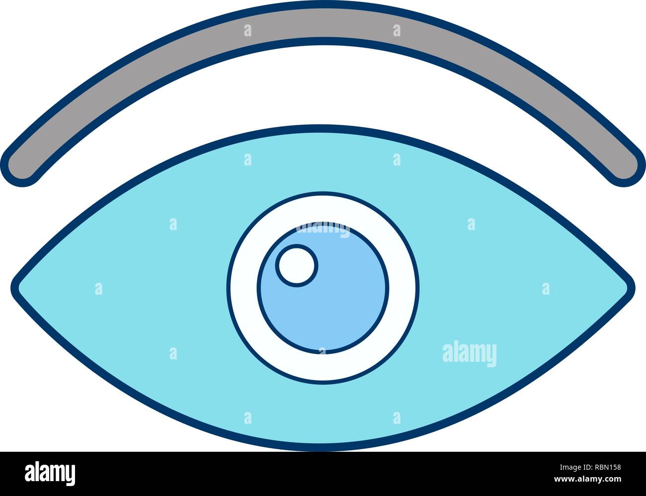 Vector Eye Icon Stock Vector Image & Art - Alamy