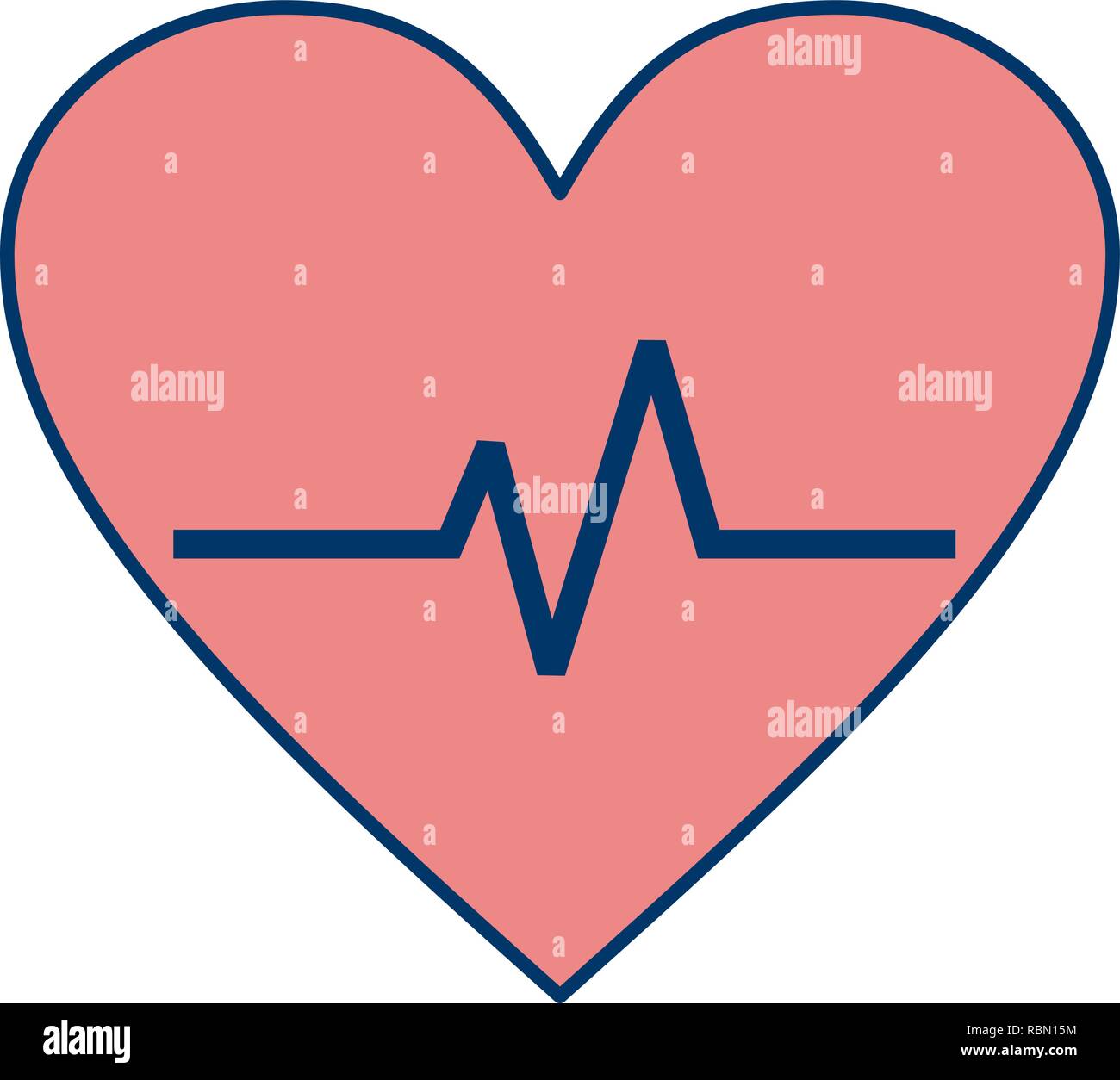 Vector Pulse Rate Icon Stock Vector Image & Art - Alamy