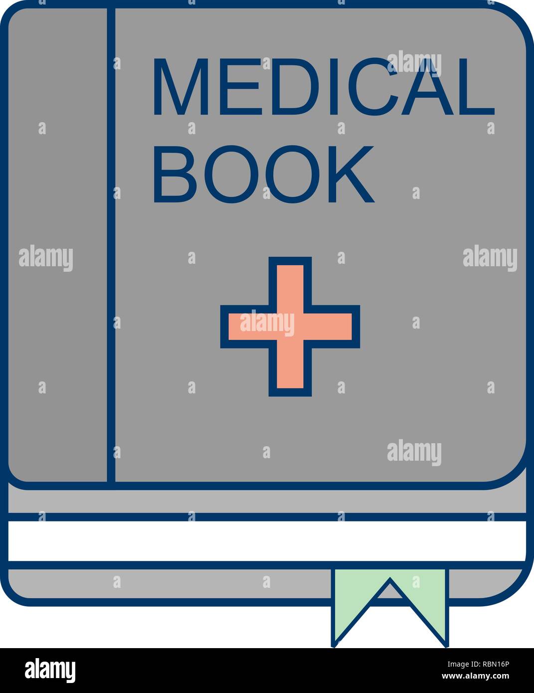 Vector Medical Book Icon Stock Vector Image & Art - Alamy