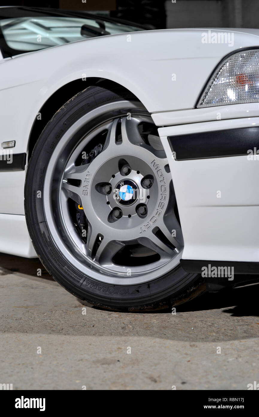 E36 shape BMW M3 sports saloon Stock Photo - Alamy