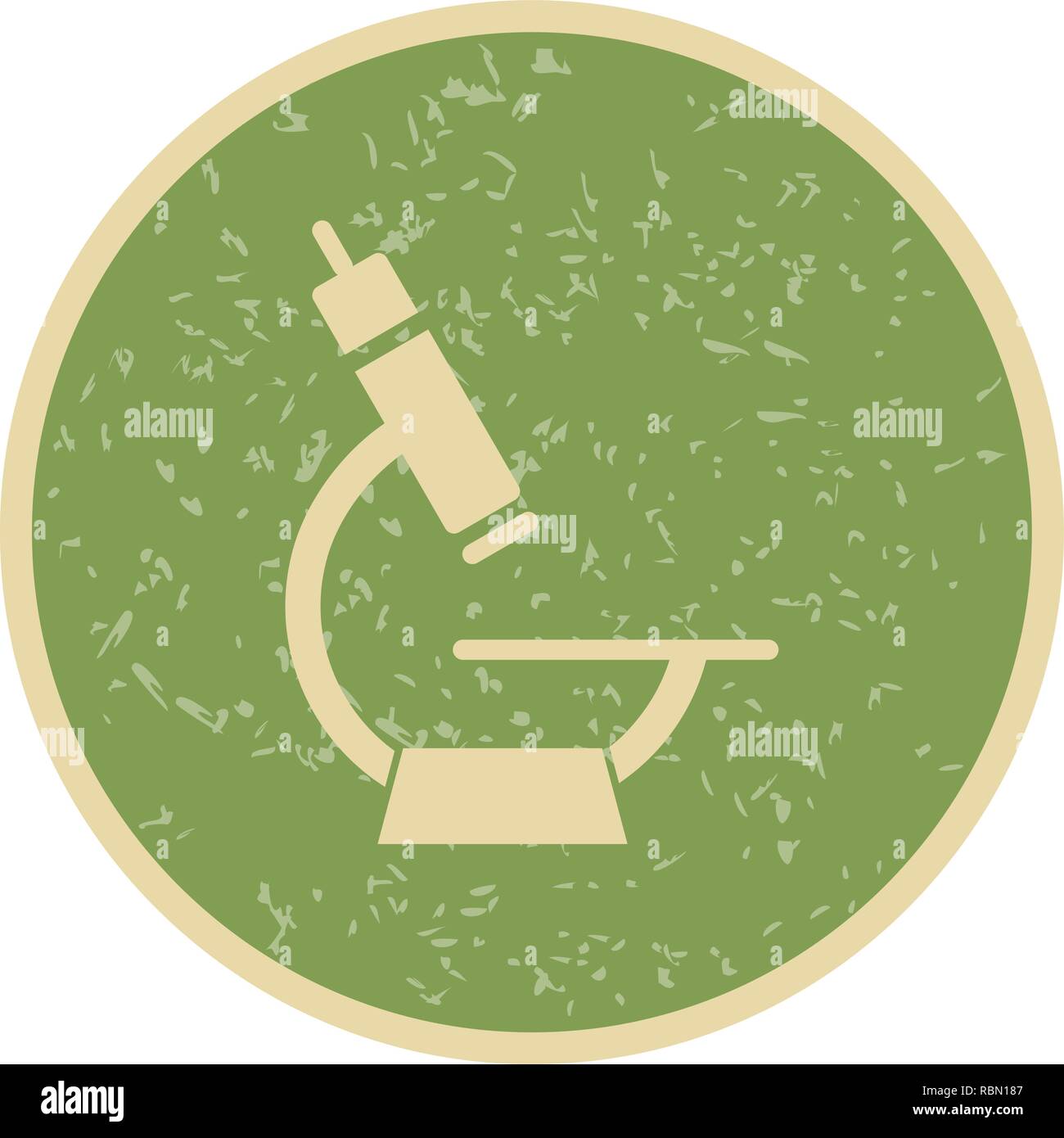 Vector Microscope Icon Stock Vector Image & Art - Alamy