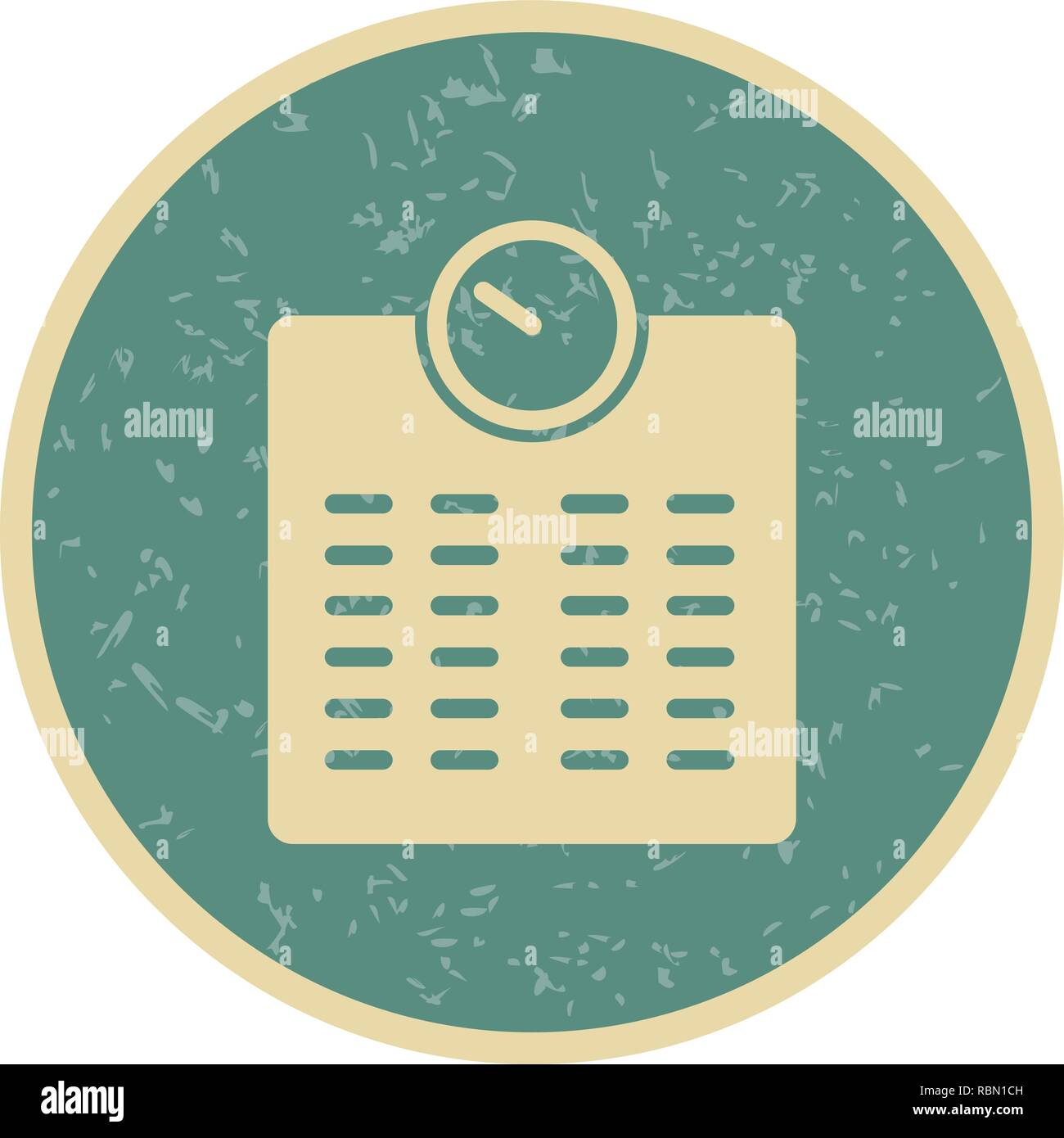 Vector Weighting Machine Icon Stock Vector Image & Art - Alamy