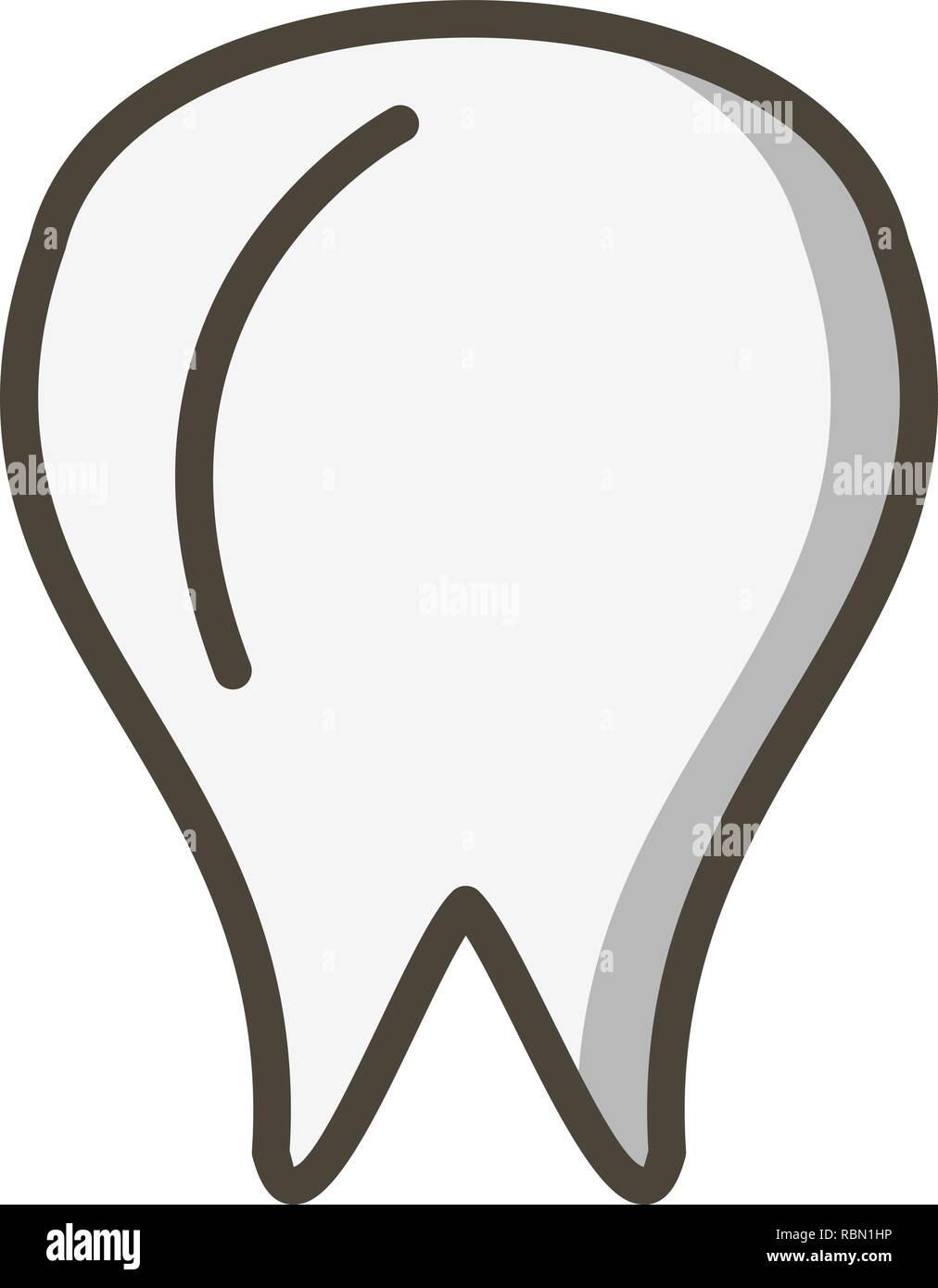 Vector Tooth Icon Stock Vector Image & Art - Alamy