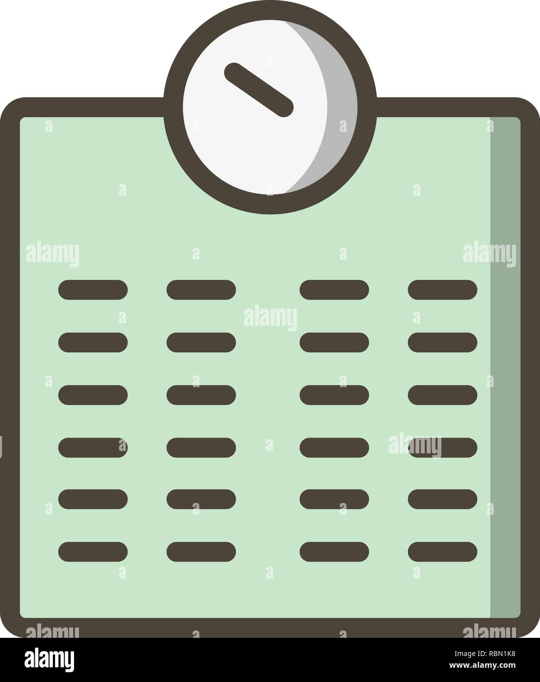 Vector Weighting Machine Icon Stock Vector Image & Art - Alamy