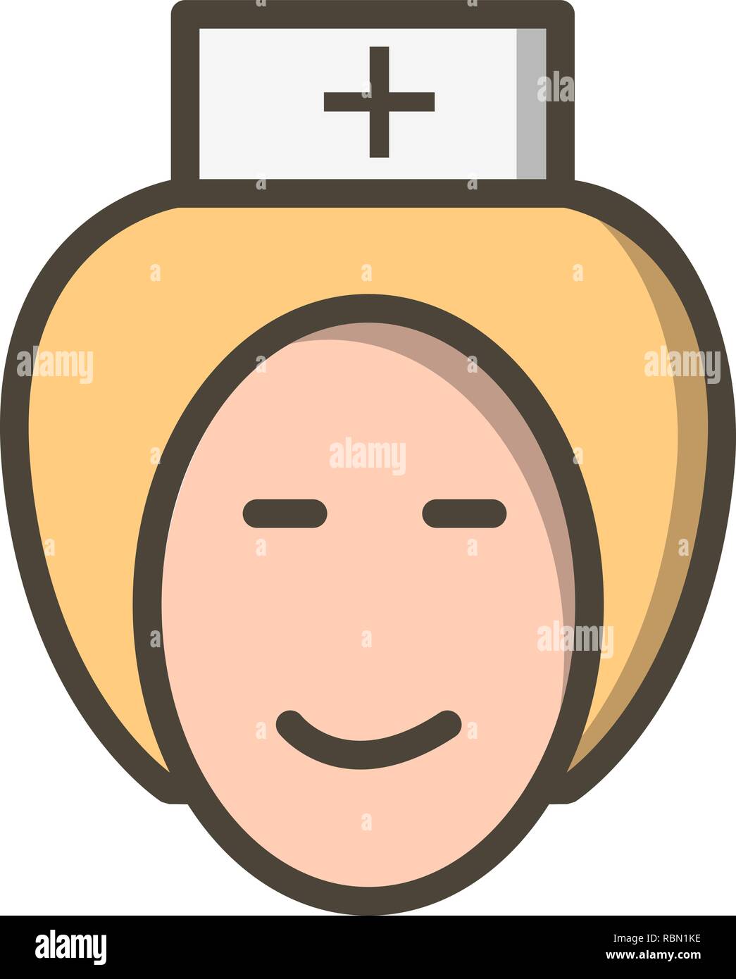 Vector Nurse Icon Stock Vector Image & Art - Alamy