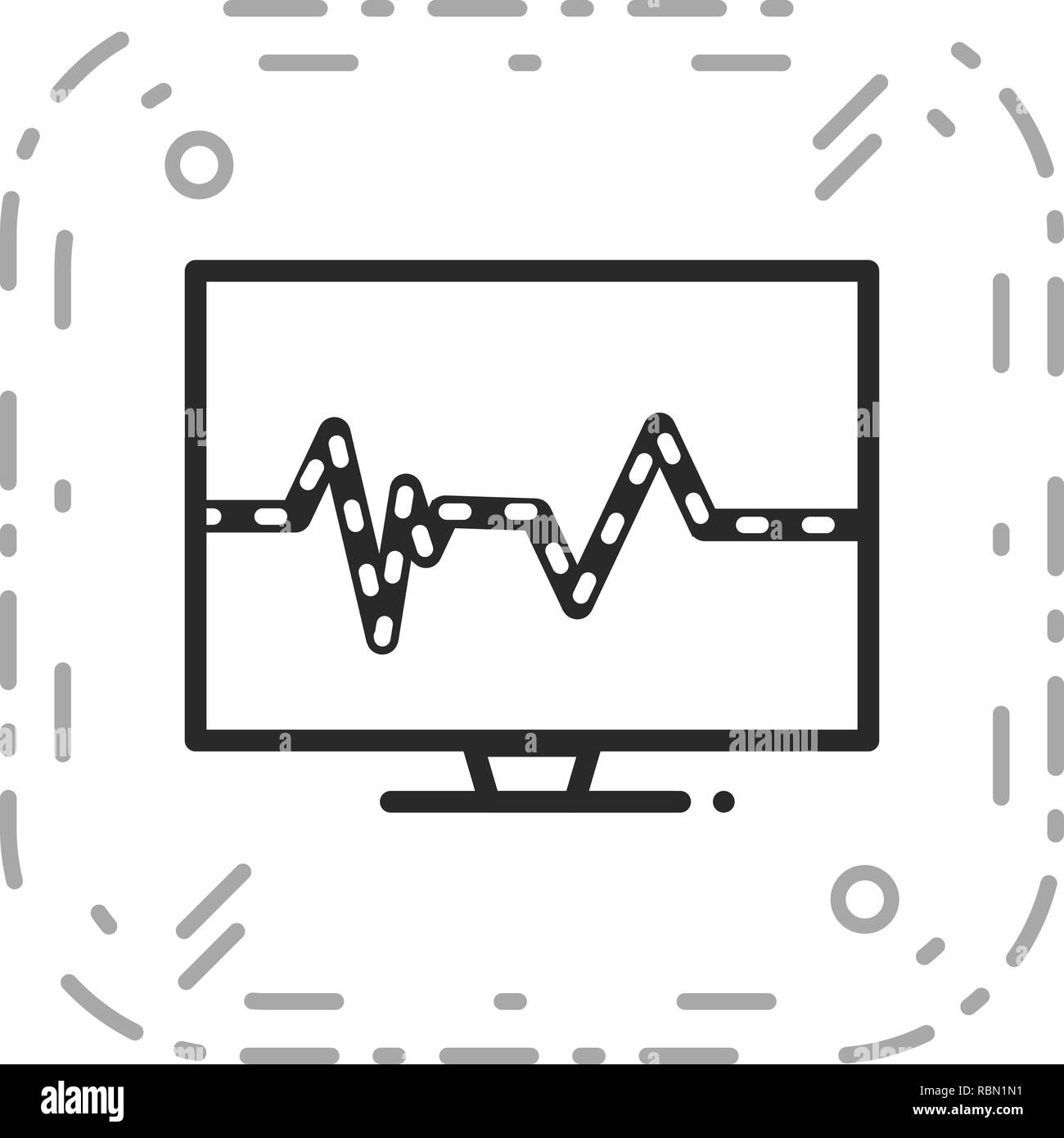 Vector Pulse Icon Stock Vector Image & Art - Alamy