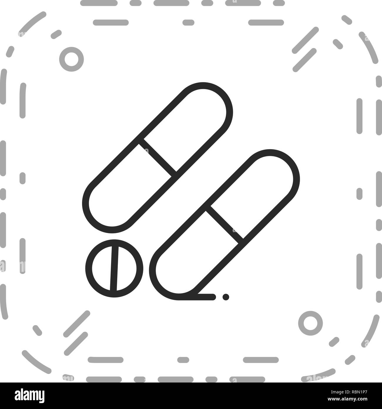 Vector Medicines Icon Stock Vector Image & Art - Alamy