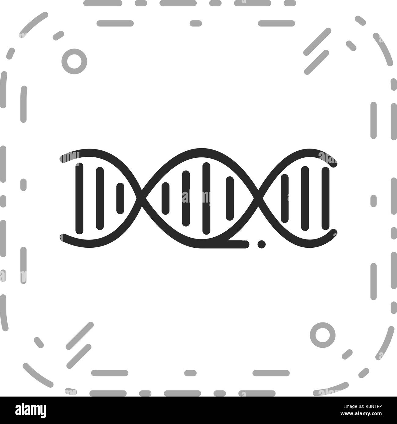 Vector DNA Icon Stock Vector Image & Art - Alamy