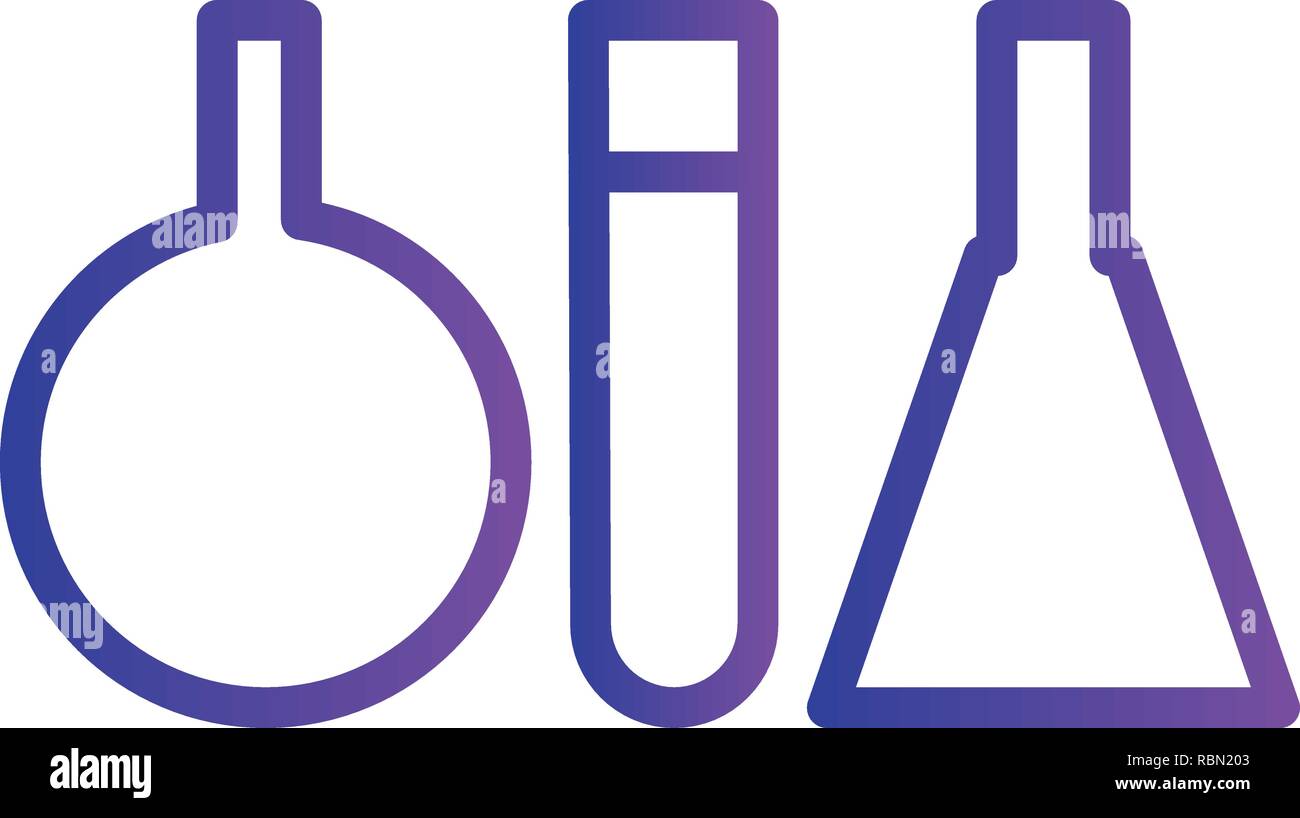 Vector Test Tubes Icon Stock Vector Image & Art - Alamy