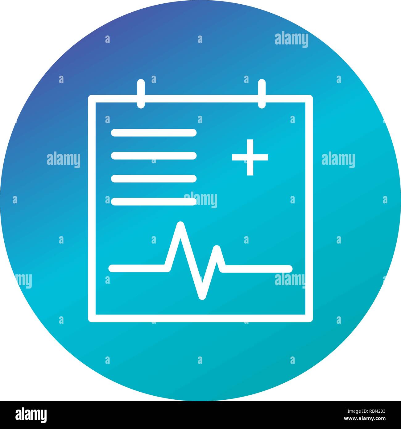 Vector Medical Chart Icon Stock Vector Image & Art - Alamy