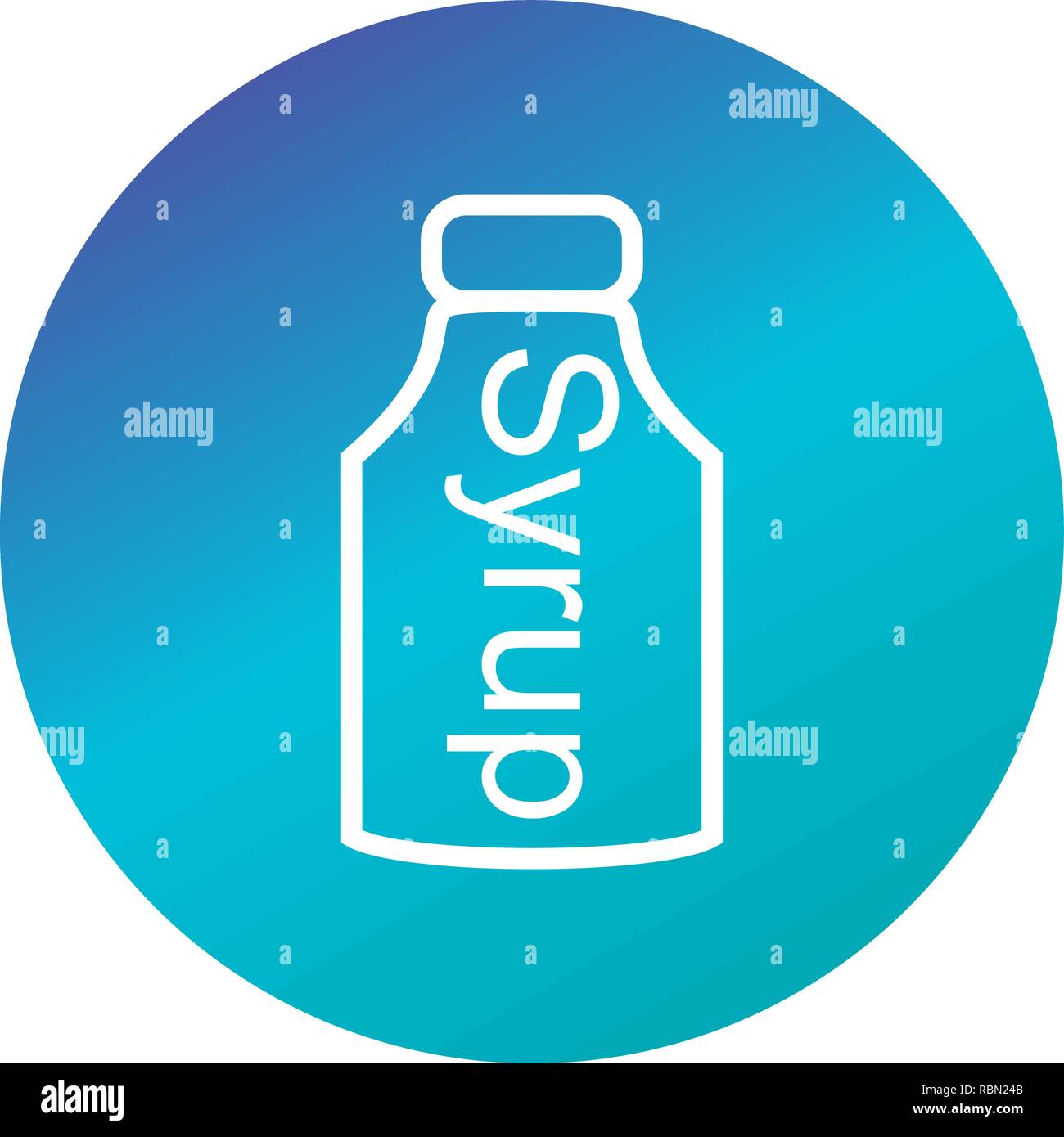 Vector Syrup Icon Stock Vector Image & Art - Alamy