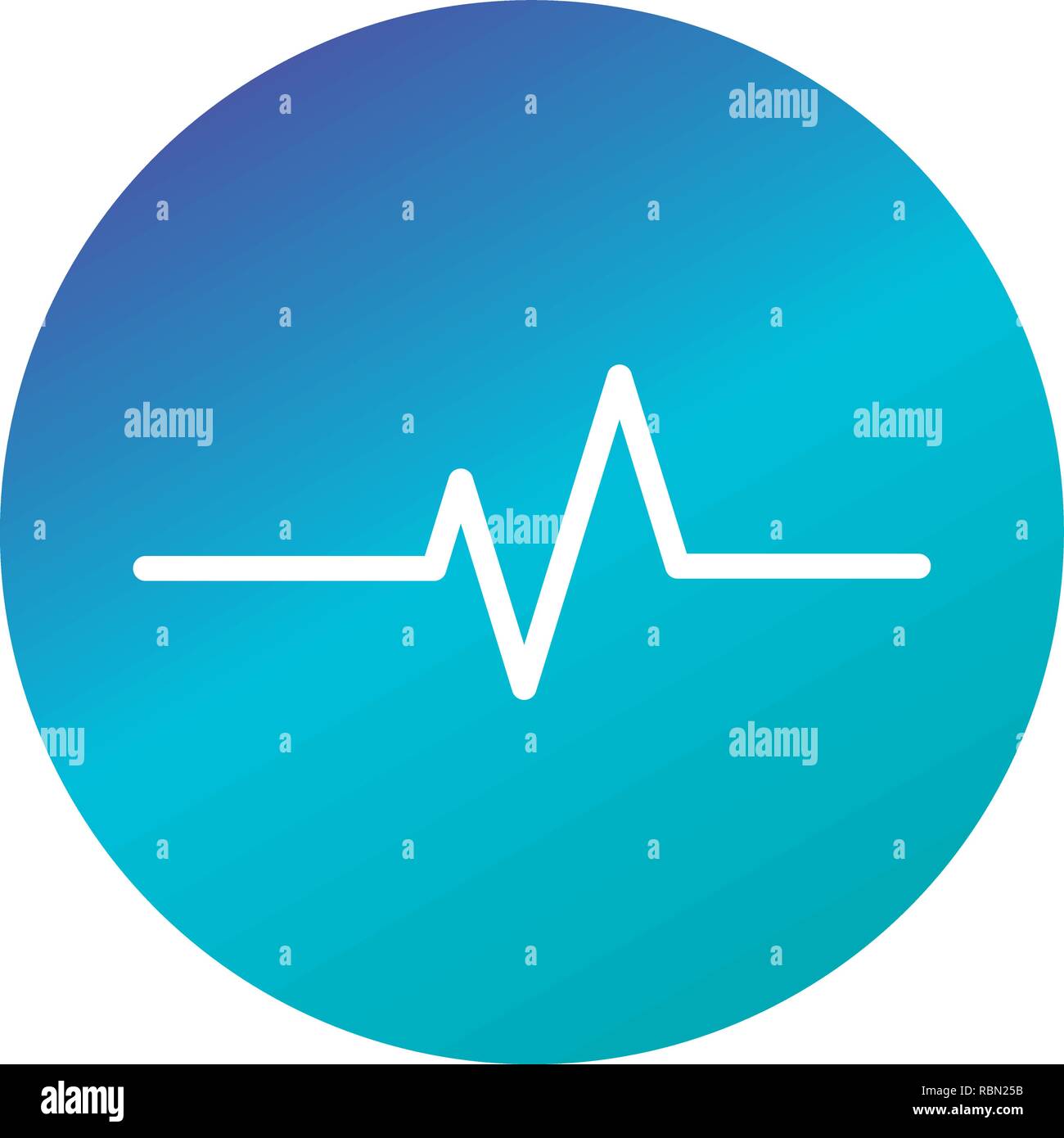 Vector Pulse Rate Icon Stock Vector Image & Art - Alamy