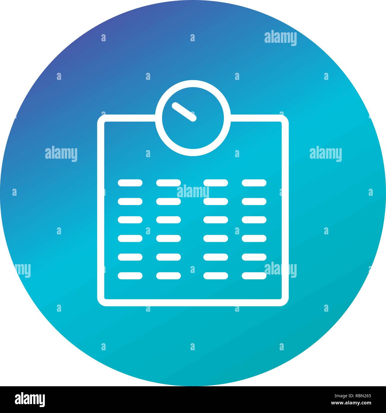 Vector Weighting Machine Icon Stock Vector Image & Art - Alamy