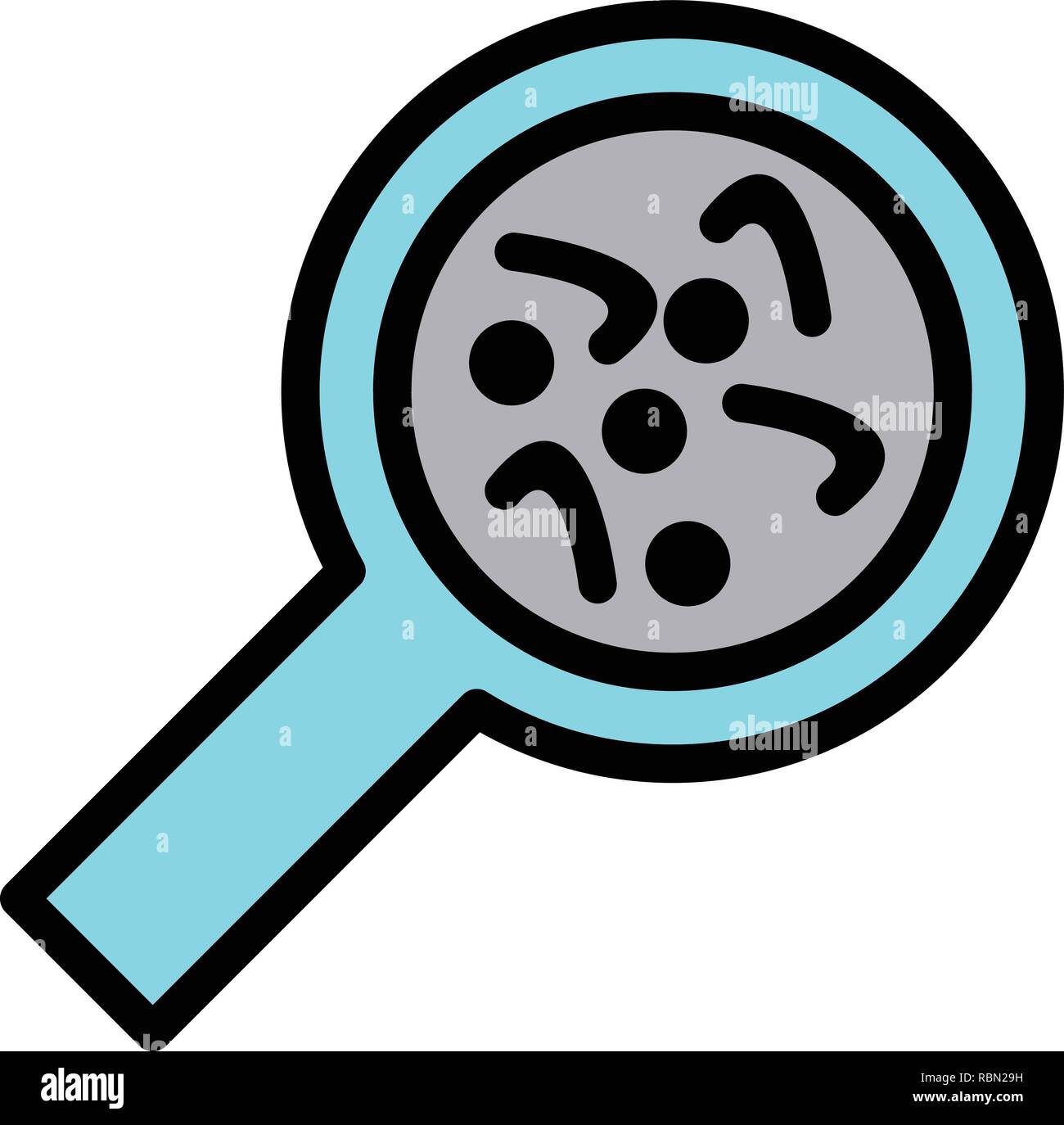 Vector Bacteria Icon Stock Vector Image & Art - Alamy