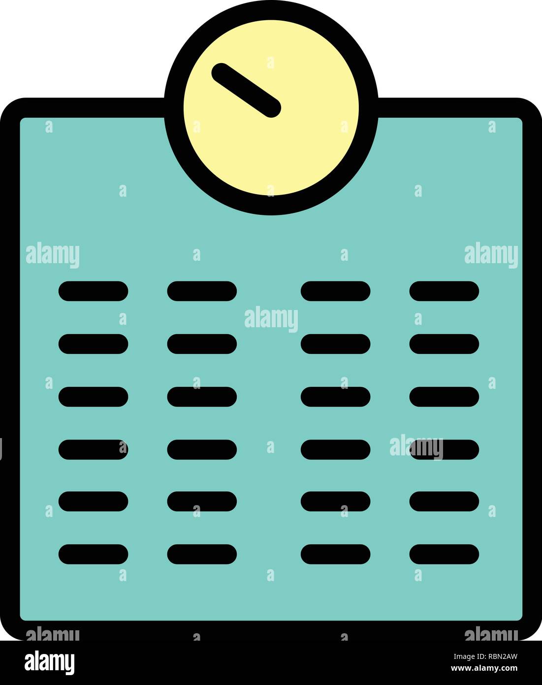 Vector Weighting Machine Icon Stock Vector Image & Art - Alamy