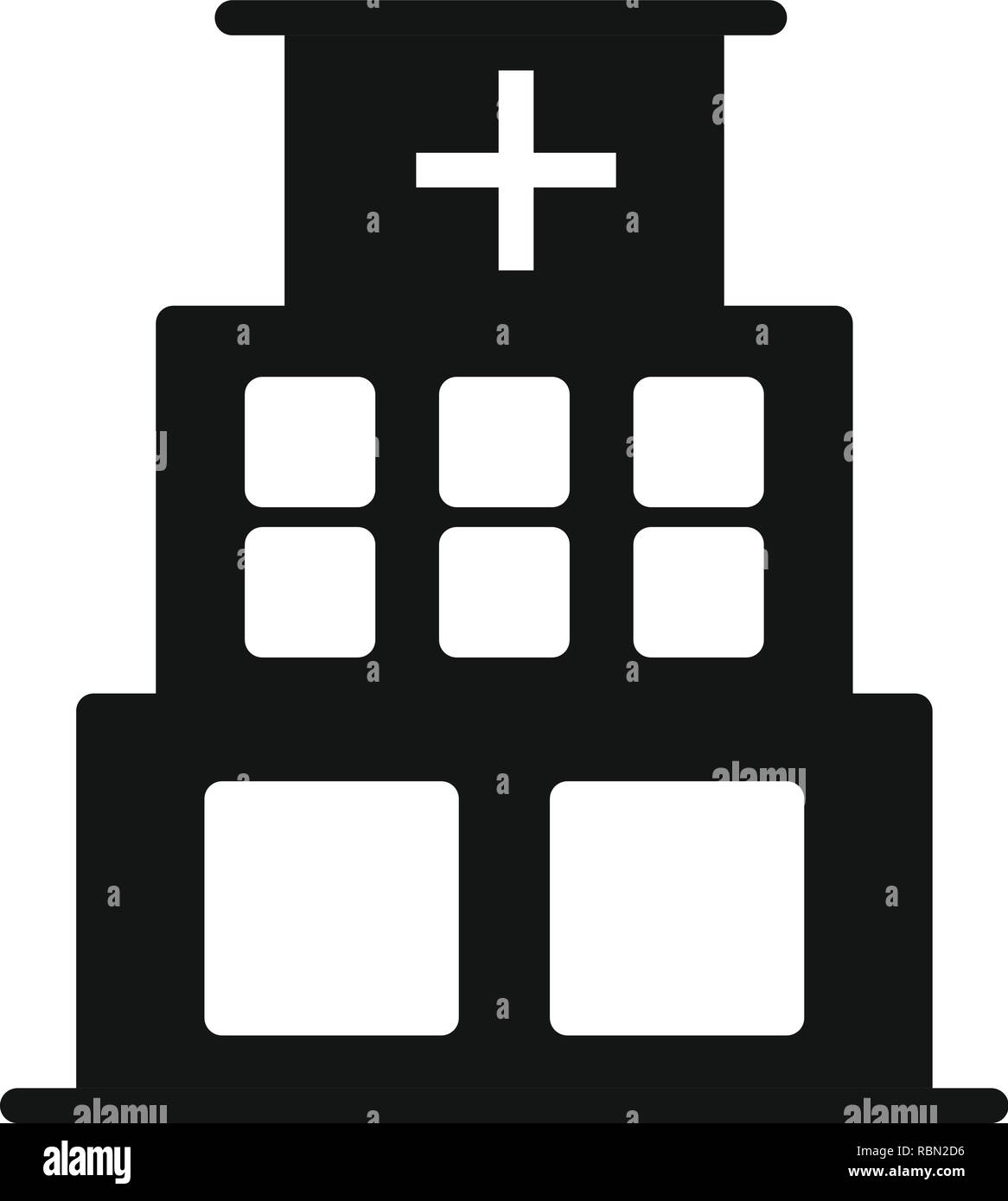 Vector Hospital Icon Stock Vector Image & Art - Alamy