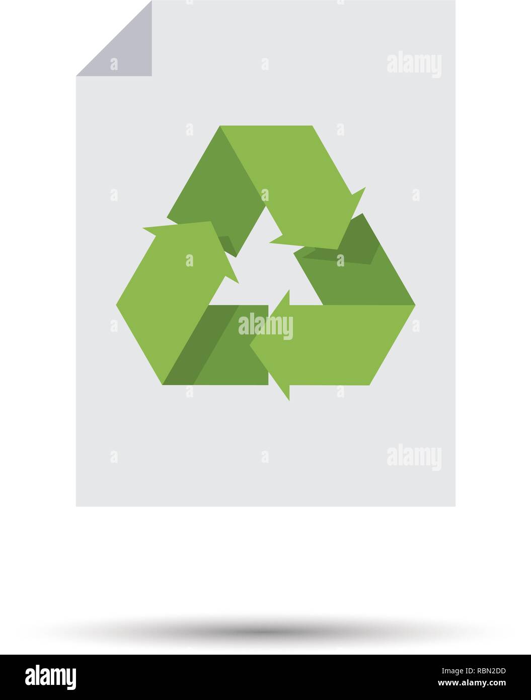Recycling symbol vector vectors hi-res stock photography and images - Alamy