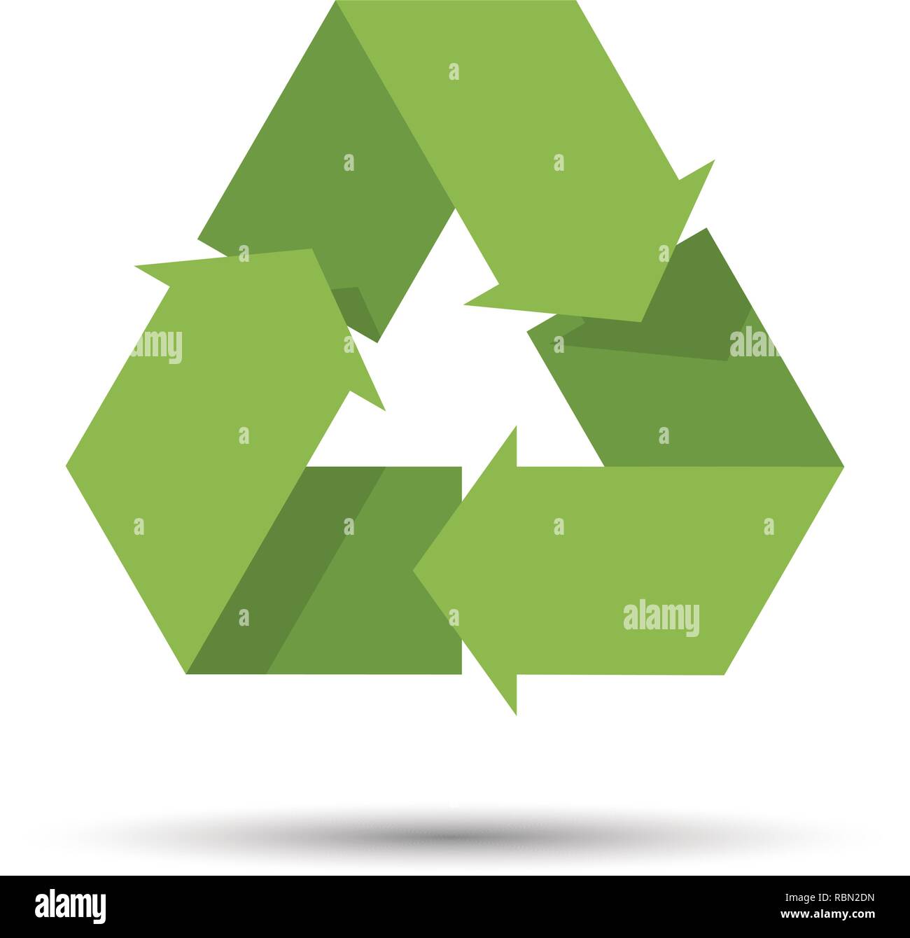 Recycling symbol vector vectors hi-res stock photography and images - Alamy