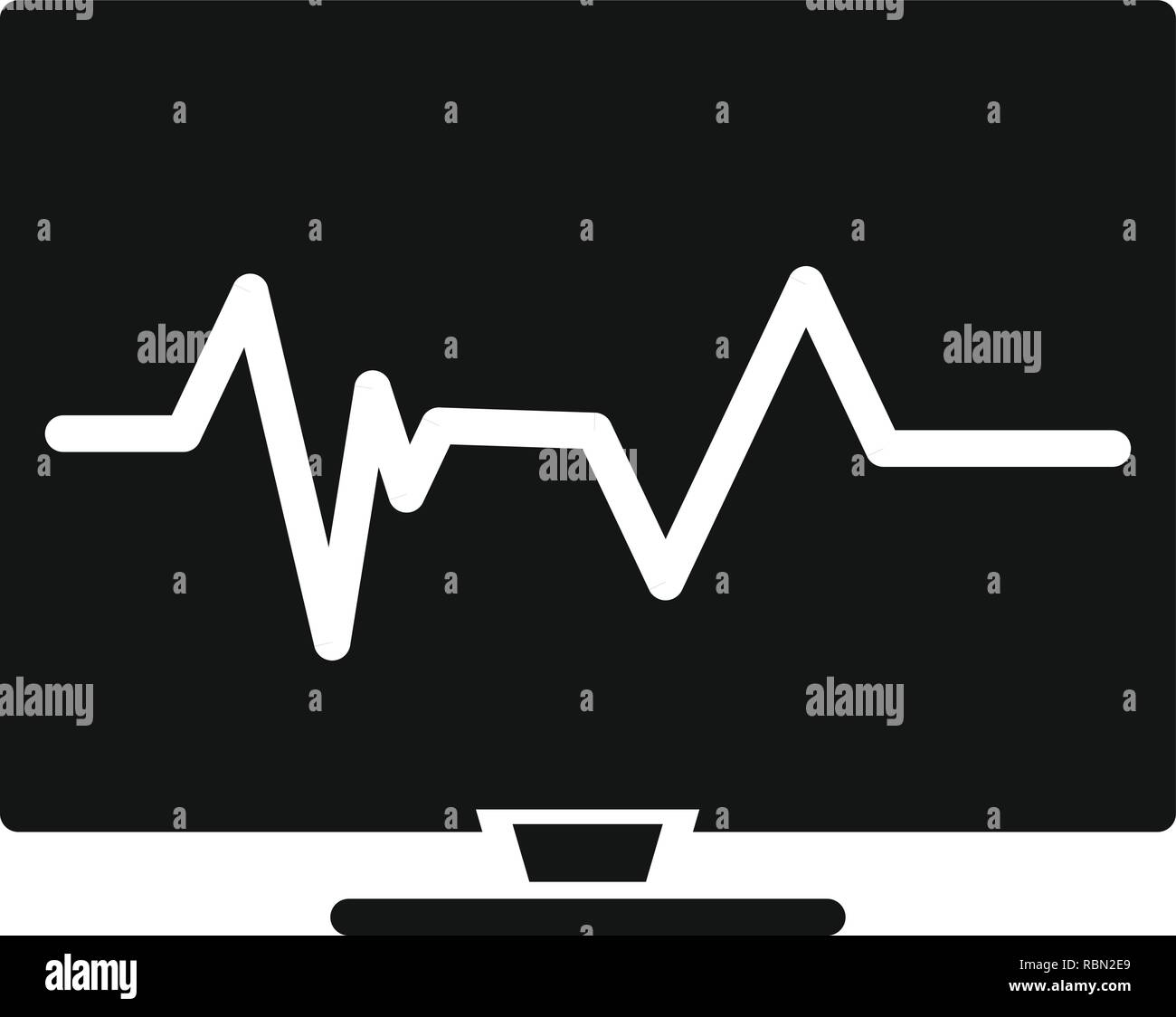 Vector Pulse Icon Stock Vector Image & Art - Alamy