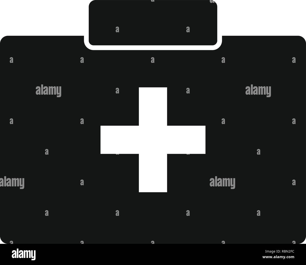 Vector First Aid Box Icon Stock Vector Image & Art - Alamy